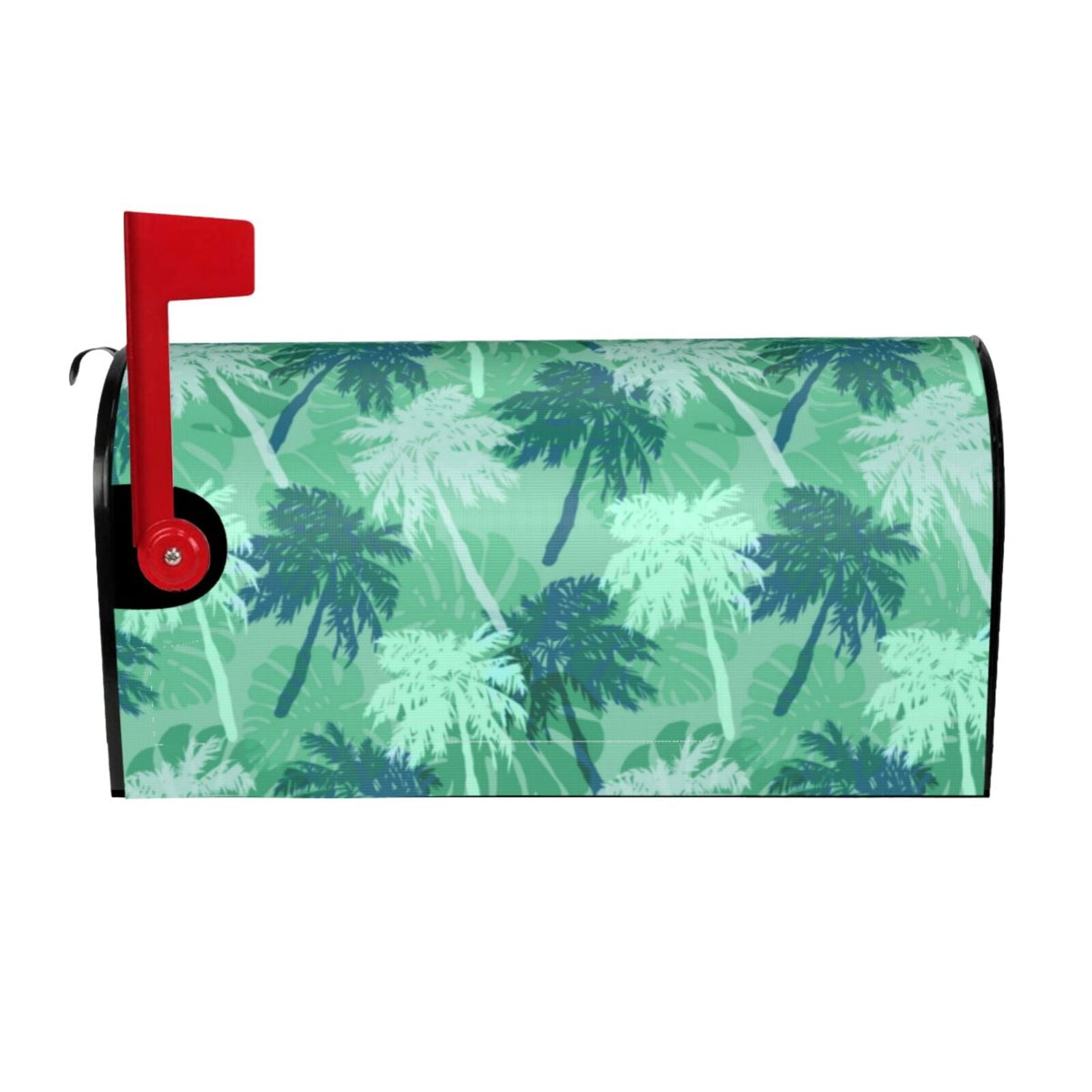 Mailbox Covers Magnetic Standard Size - Coconut trees Camouflage ...