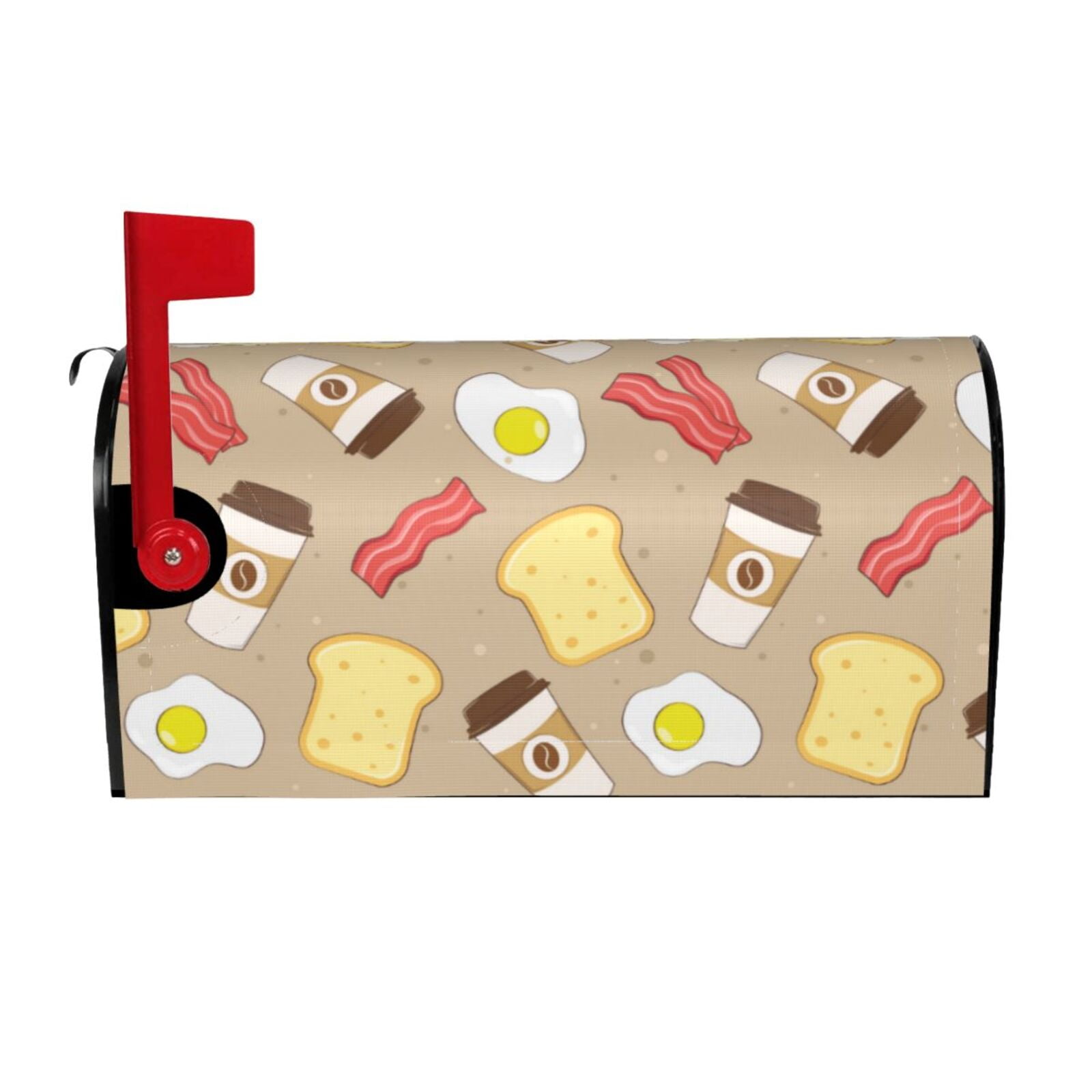 Mailbox Covers Magnetic Standard Size - Coffee Bacon Eggs Toast ...