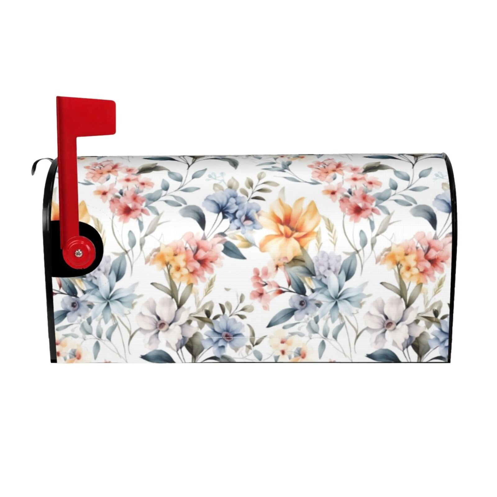 Mailbox Covers Magnetic Standard Size - Colorful Lilies Flowers A ...