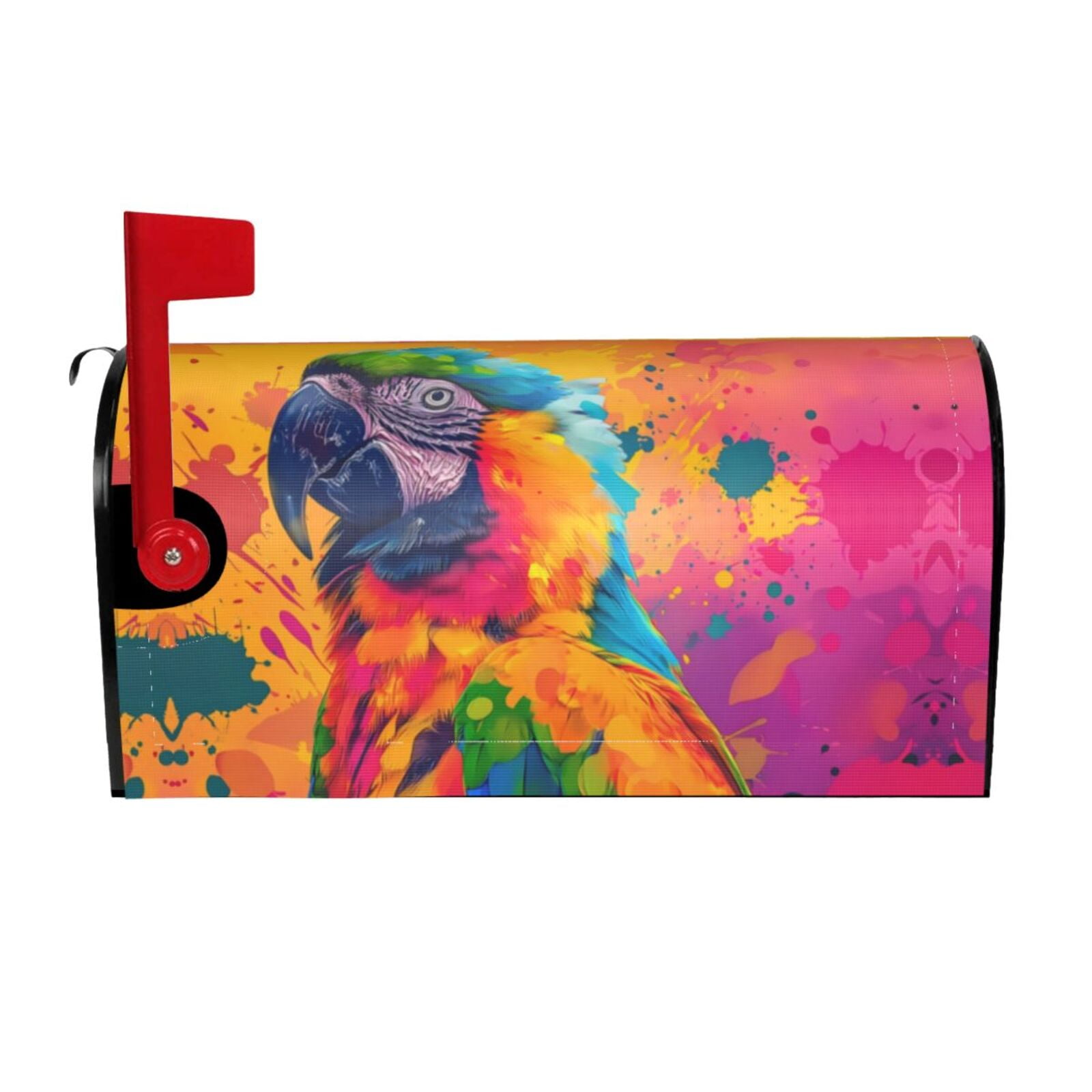 Mailbox Covers Magnetic Standard Size - Colorful Parrot Jungle Dream A ...