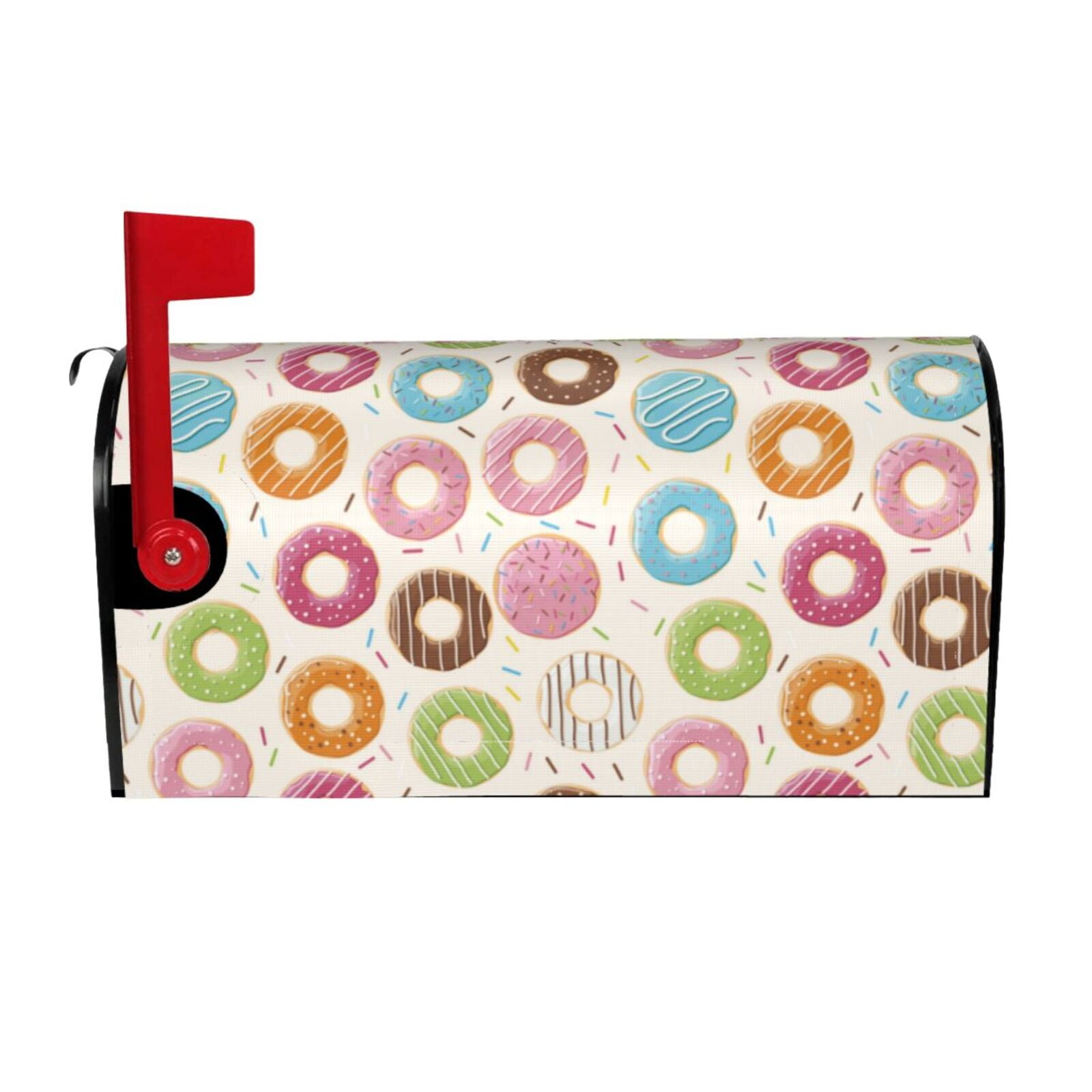 Mailbox Covers Magnetic Standard Size - Colorful donuts C Waterproof ...