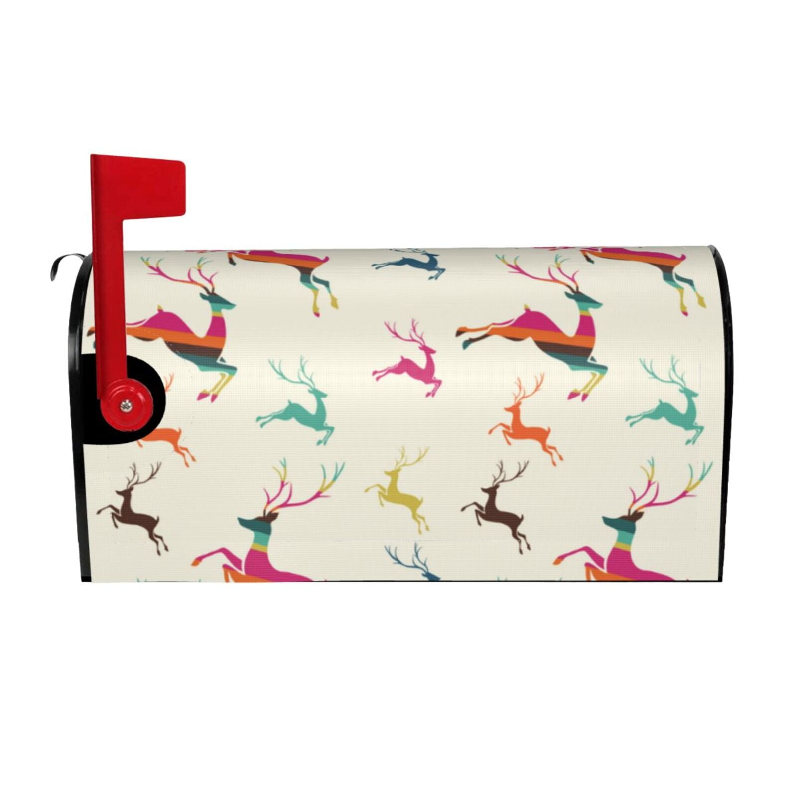 Mailbox Covers Magnetic Standard Size - Colorful elk Waterproof Mailbox ...