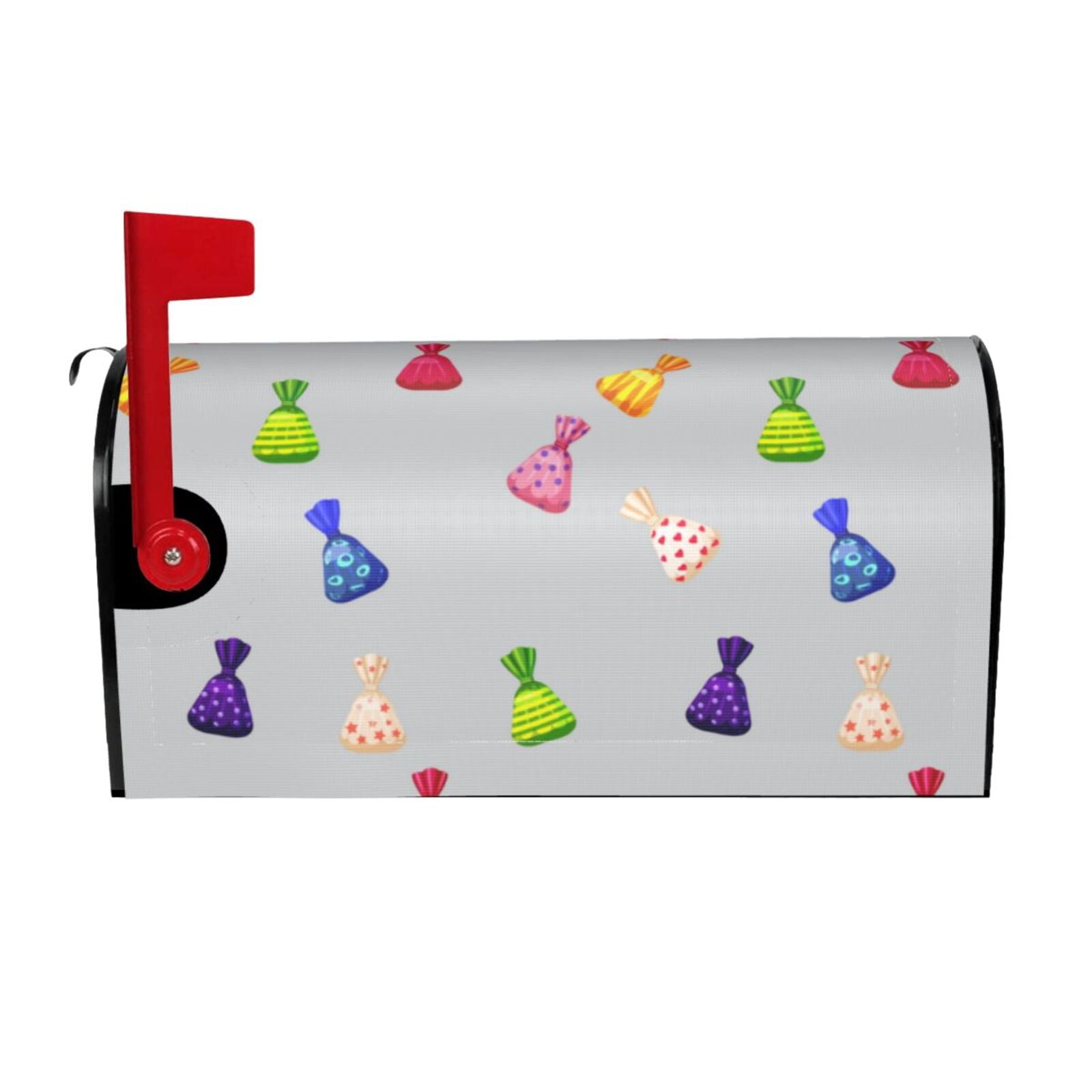 Mailbox Covers Magnetic Standard Size - Colourful Chocolate Candy Print ...
