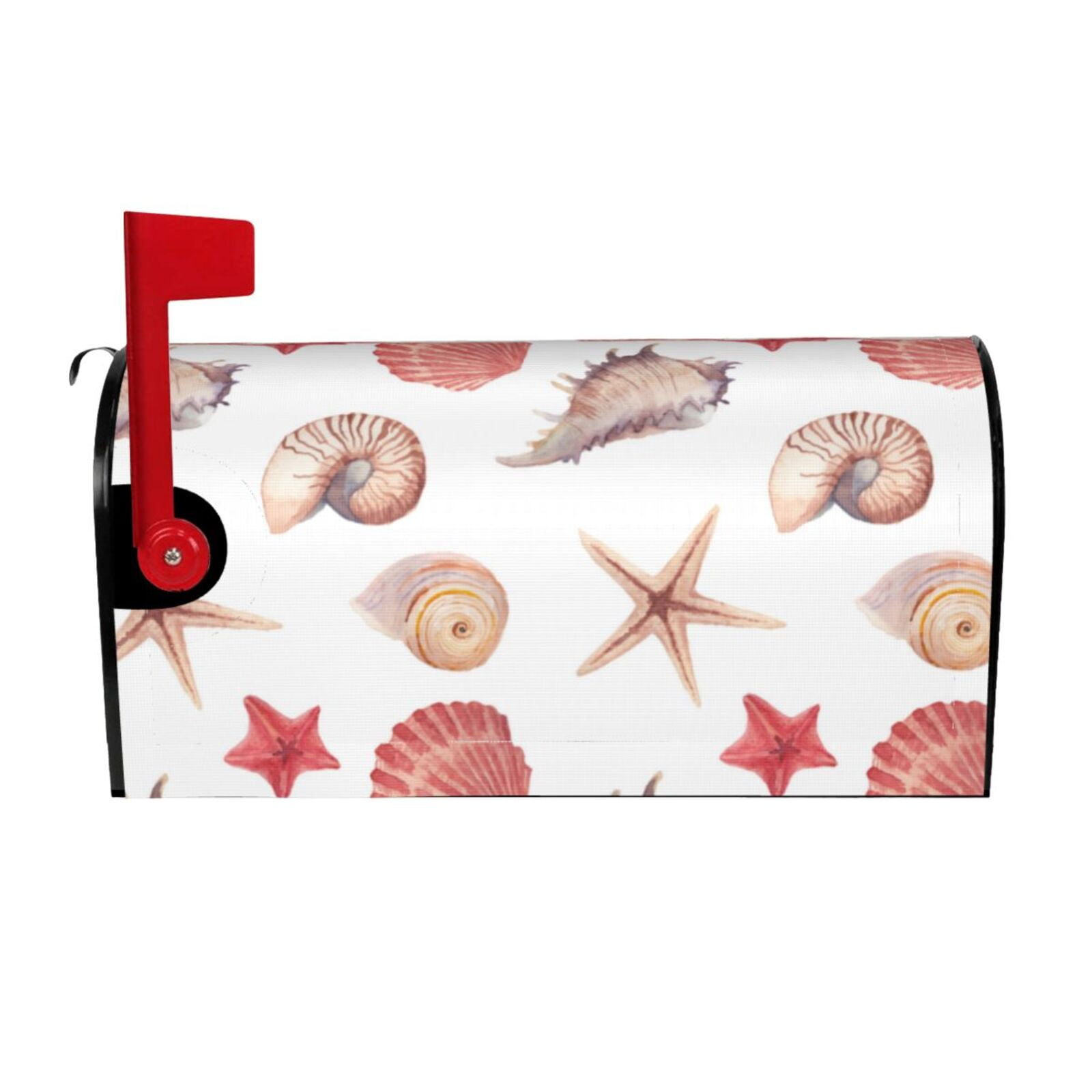 Mailbox Covers Magnetic Standard Size - Conch Shells Print No.903 ...