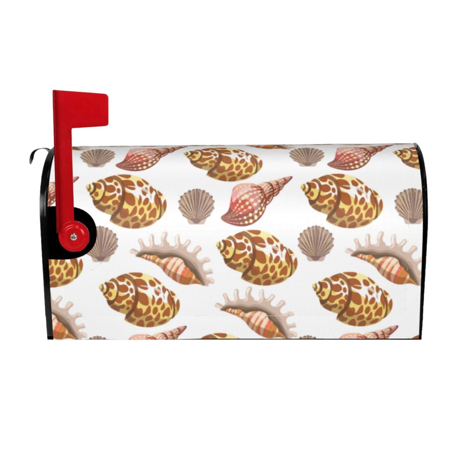 Mailbox Covers Magnetic Standard Size - Conch Shells Print No.9042 ...
