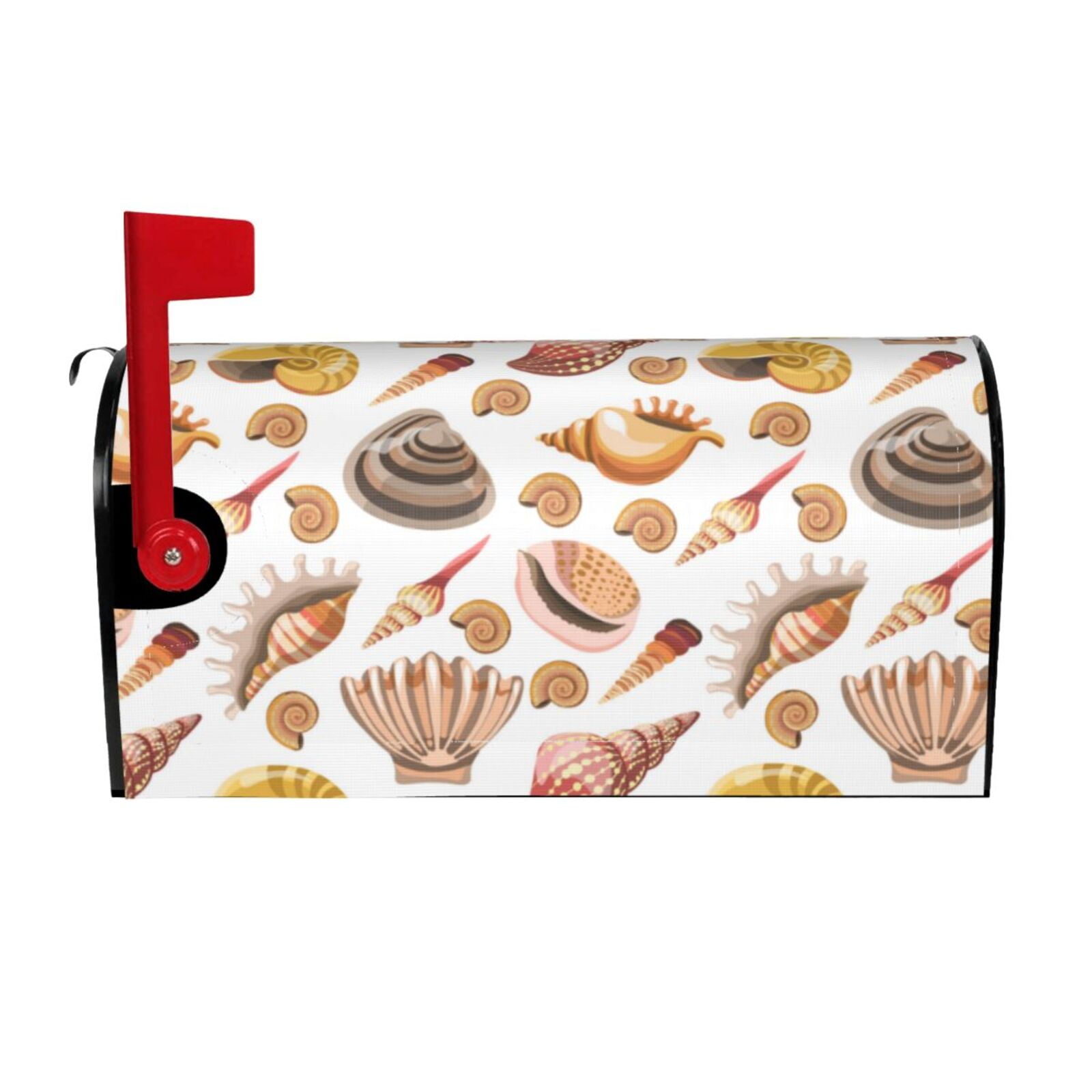 Mailbox Covers Magnetic Standard Size - Conch Shells Print No.9045 ...