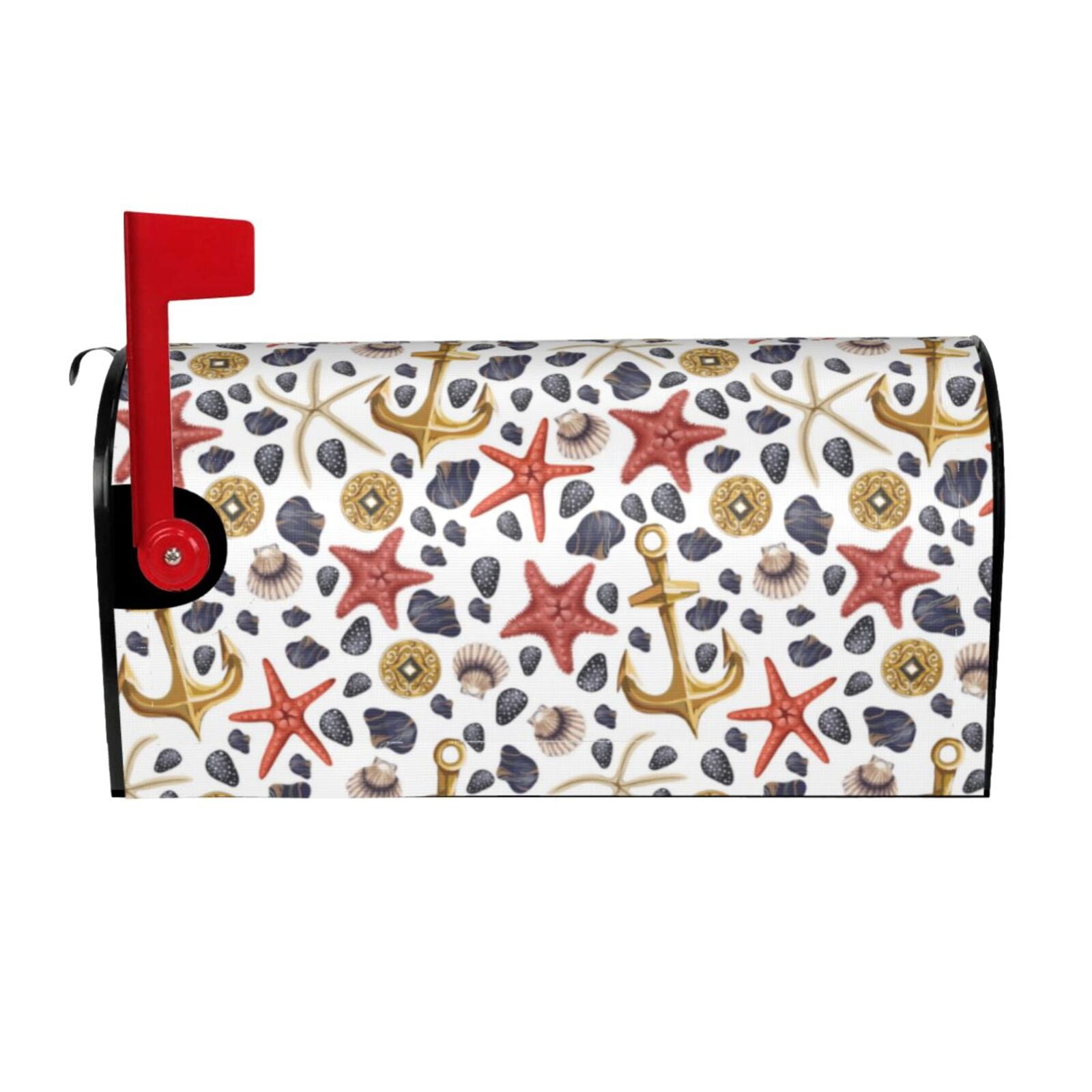 Mailbox Covers Magnetic Standard Size - Conch Shells Print No.9048 ...