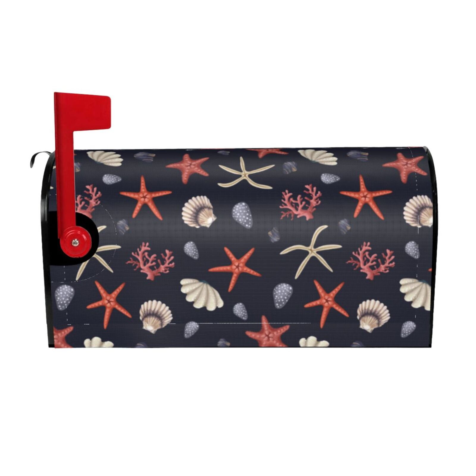Mailbox Covers Magnetic Standard Size - Conch Shells Print No.9049 ...