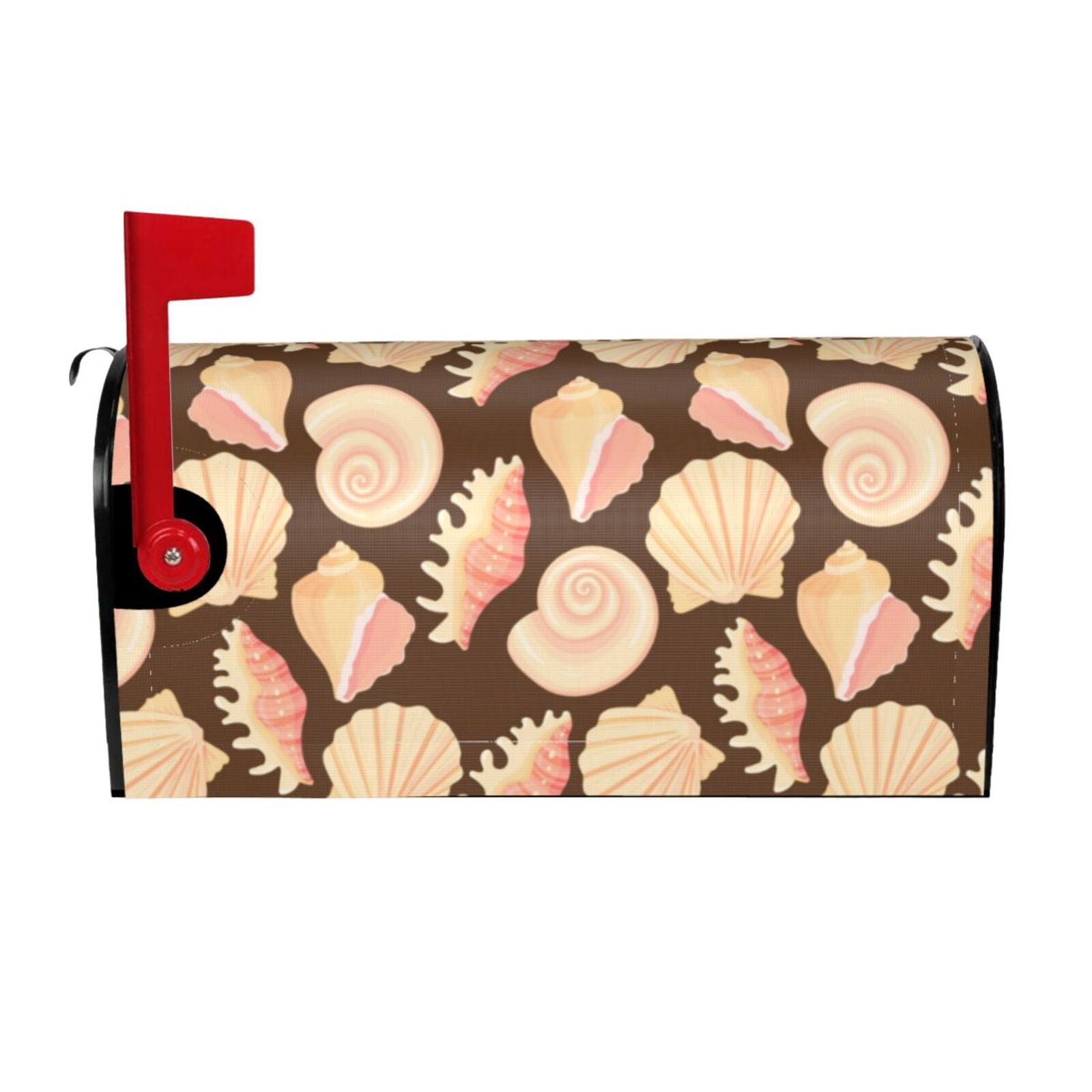 Mailbox Covers Magnetic Standard Size - Conch Shells Print No.9052 ...