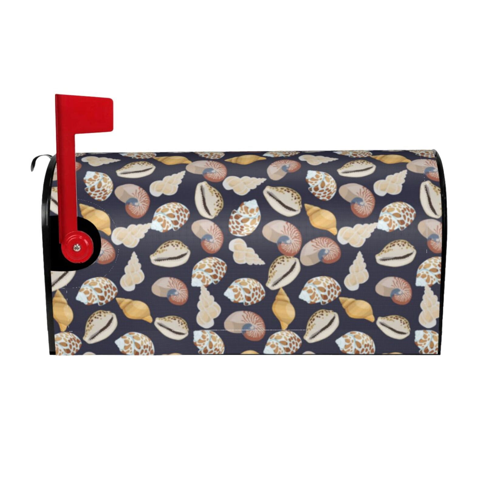 Mailbox Covers Magnetic Standard Size - Conch Shells Print No.906 ...