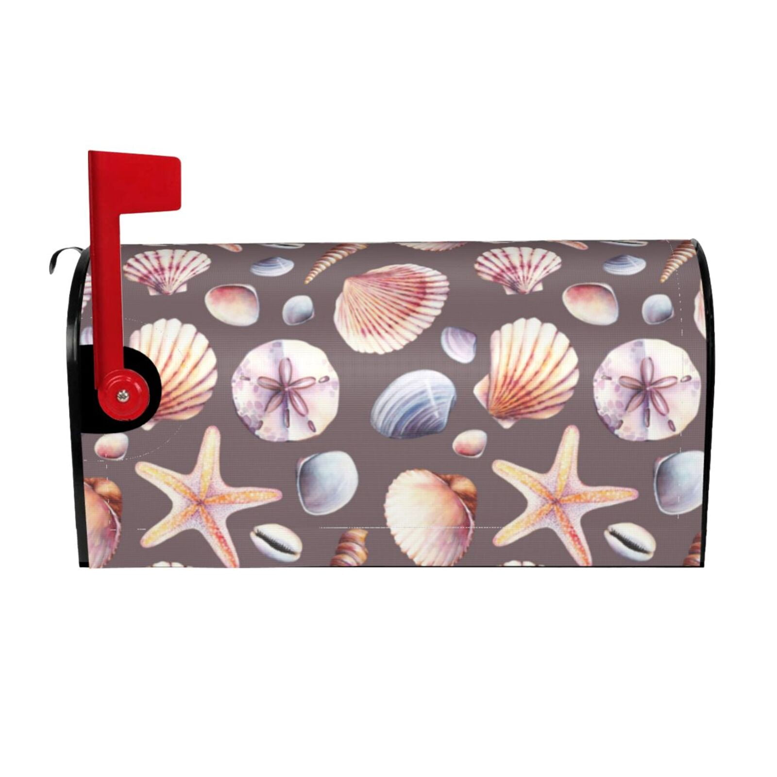 Mailbox Covers Magnetic Standard Size - Conch Starfish Shell Waterproof ...
