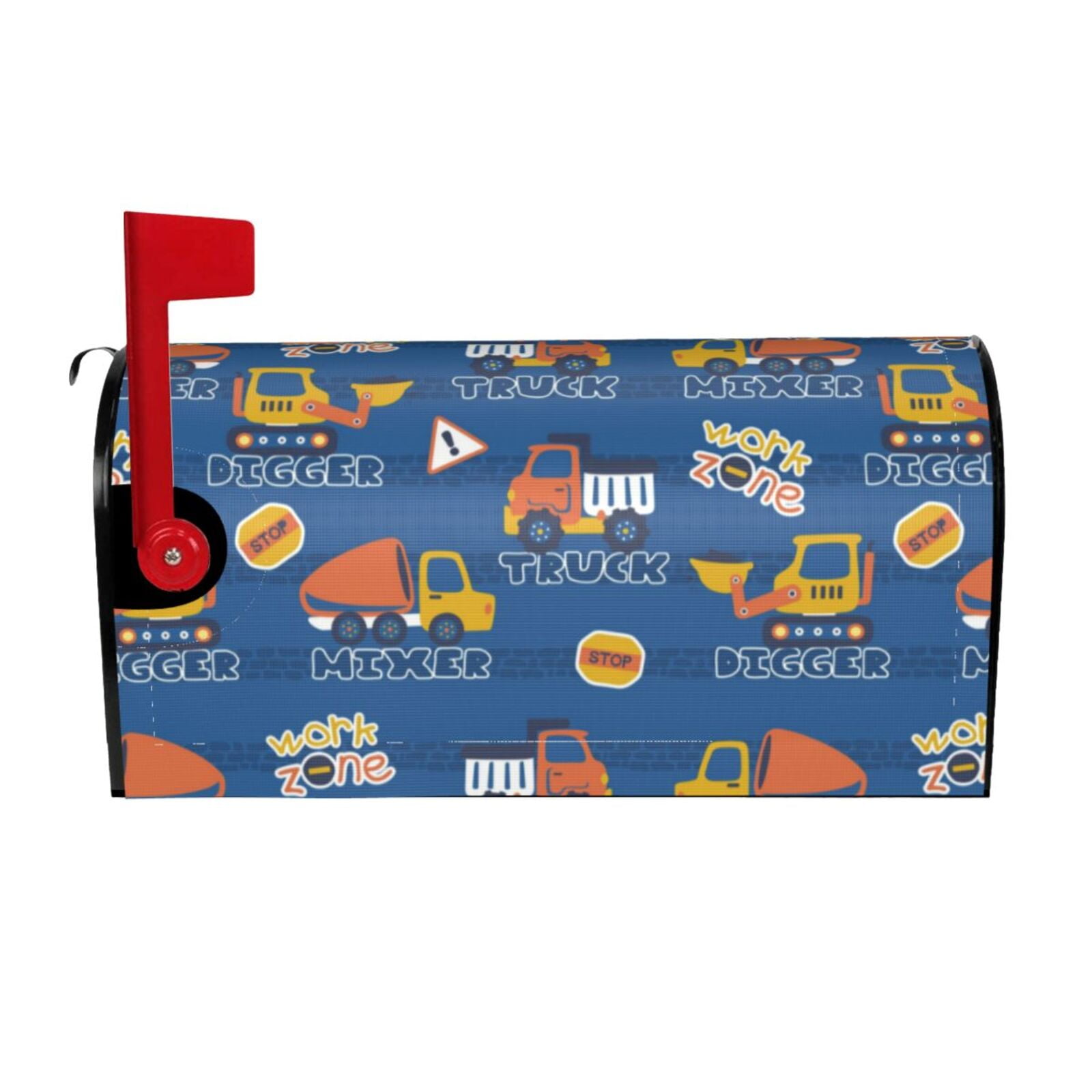 Mailbox Covers Magnetic Standard Size - Construction Vehicles ...
