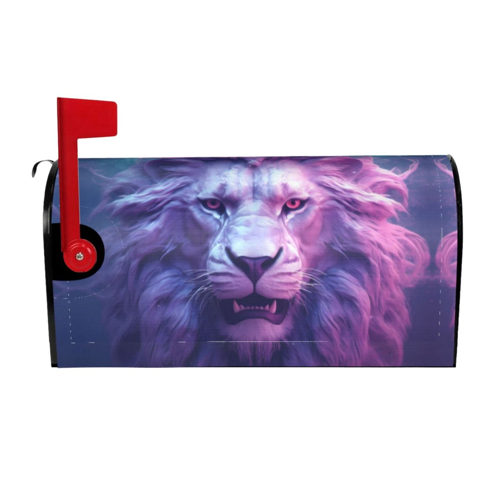 Mailbox Covers Magnetic Standard Size - Cool Lion Head Waterproof ...