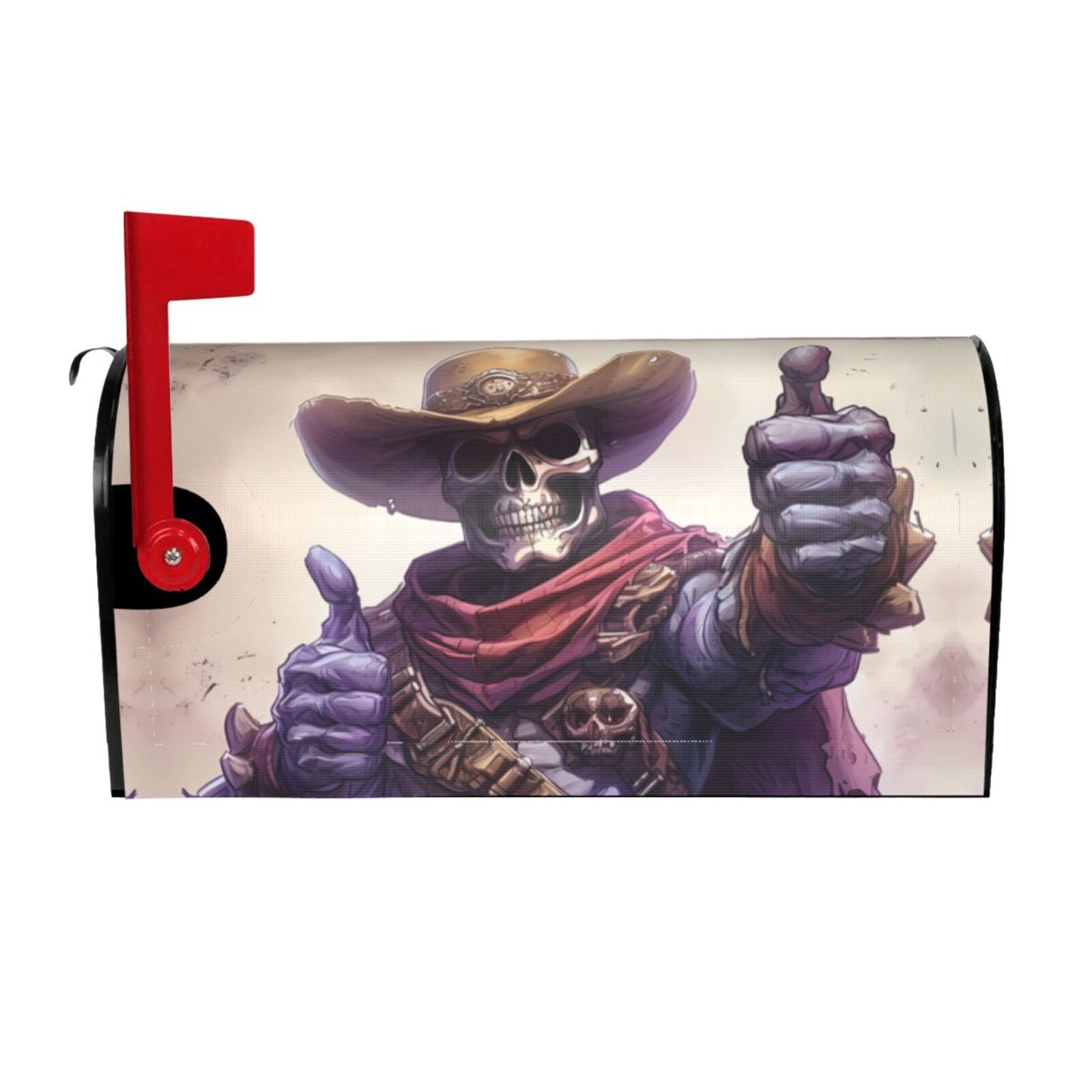 Mailbox Covers Magnetic Standard Size - Cool Skull Cowboy Waterproof ...