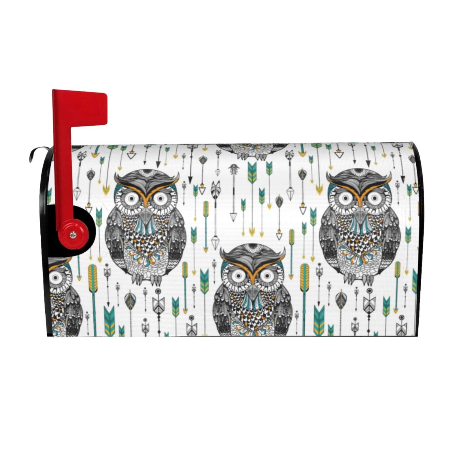 Mailbox Covers Magnetic Standard Size - Cool Tribe Owls Waterproof ...