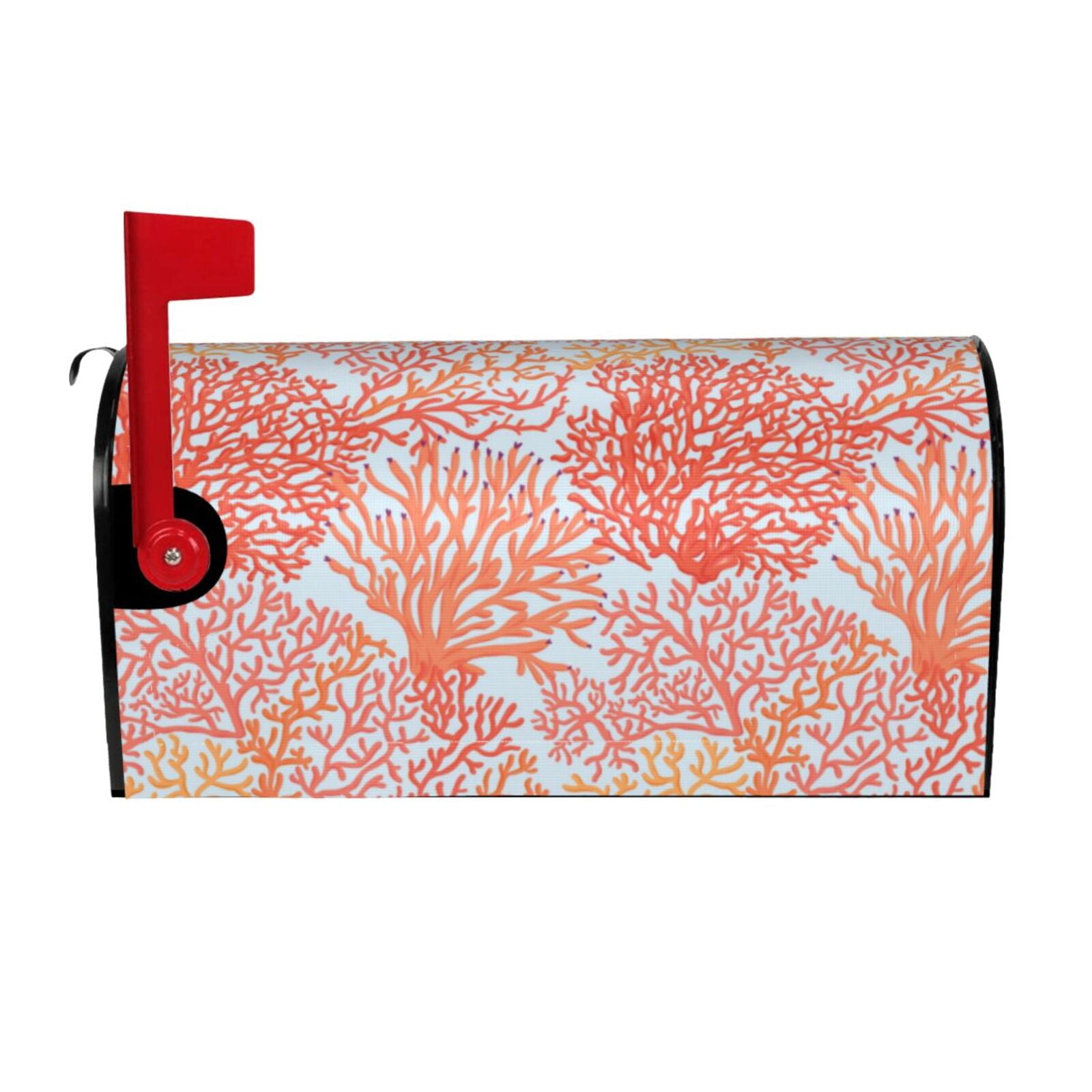 Mailbox Covers Magnetic Standard Size - Corals Waterproof Mailbox Wraps ...