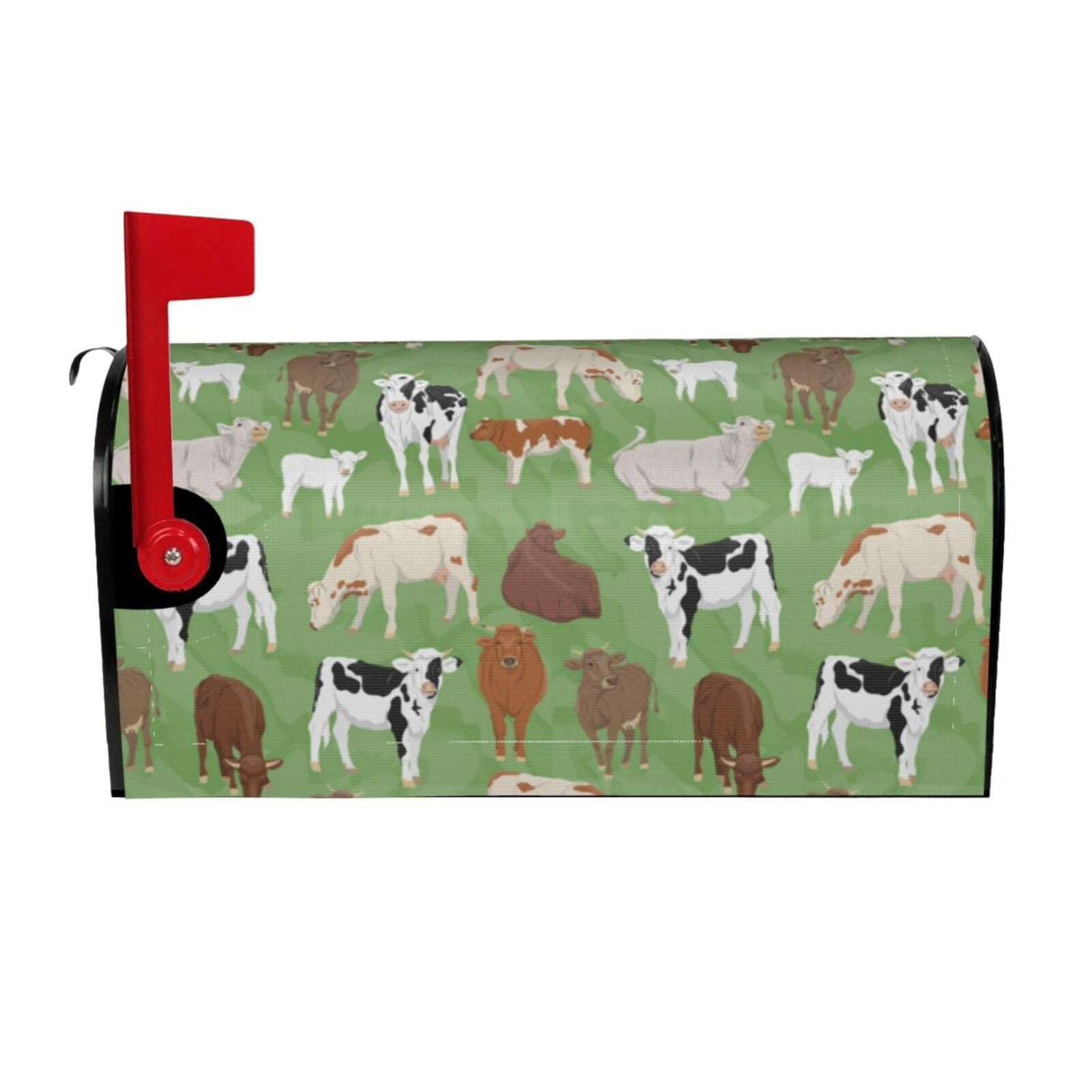 Mailbox Covers Magnetic Standard Size - Cows And Calves Waterproof ...