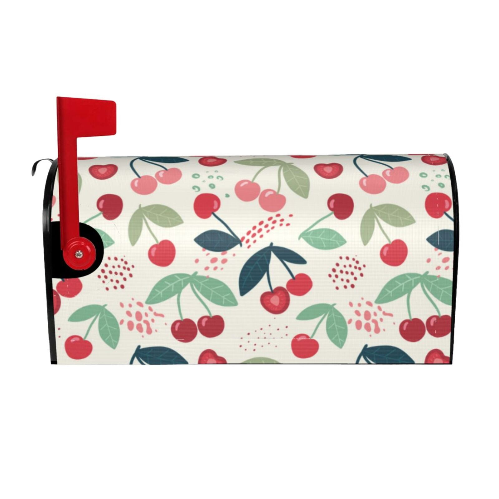 Mailbox Covers Magnetic Standard Size - Cute Berry Red Pink Waterproof ...