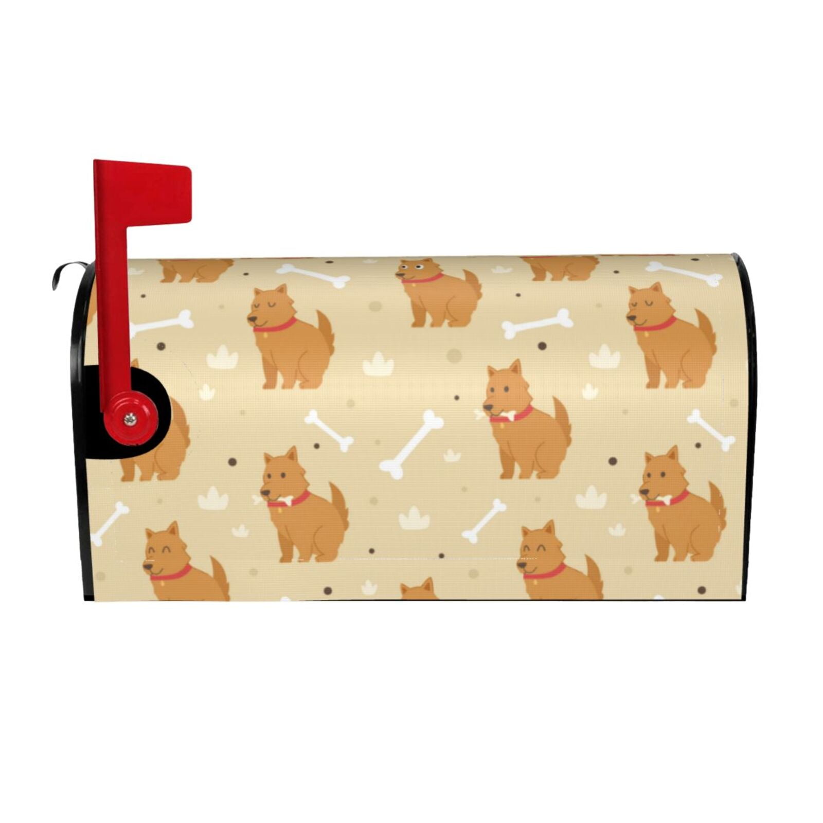 Mailbox Covers Magnetic Standard Size - Cute Bone Dog Waterproof ...
