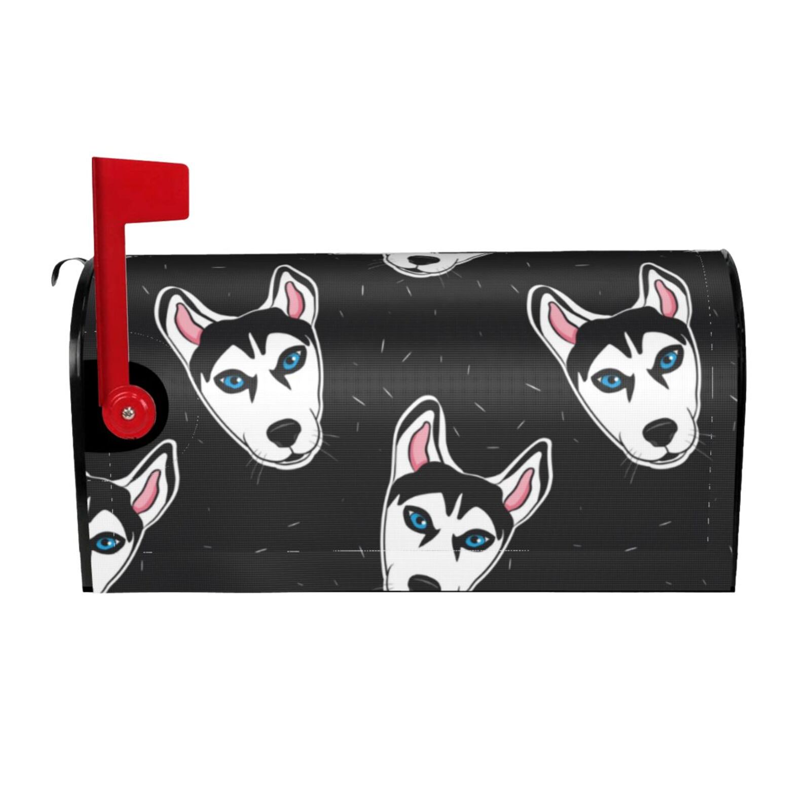 Mailbox Covers Magnetic Standard Size - Cute Cartoon Husky Funny ...
