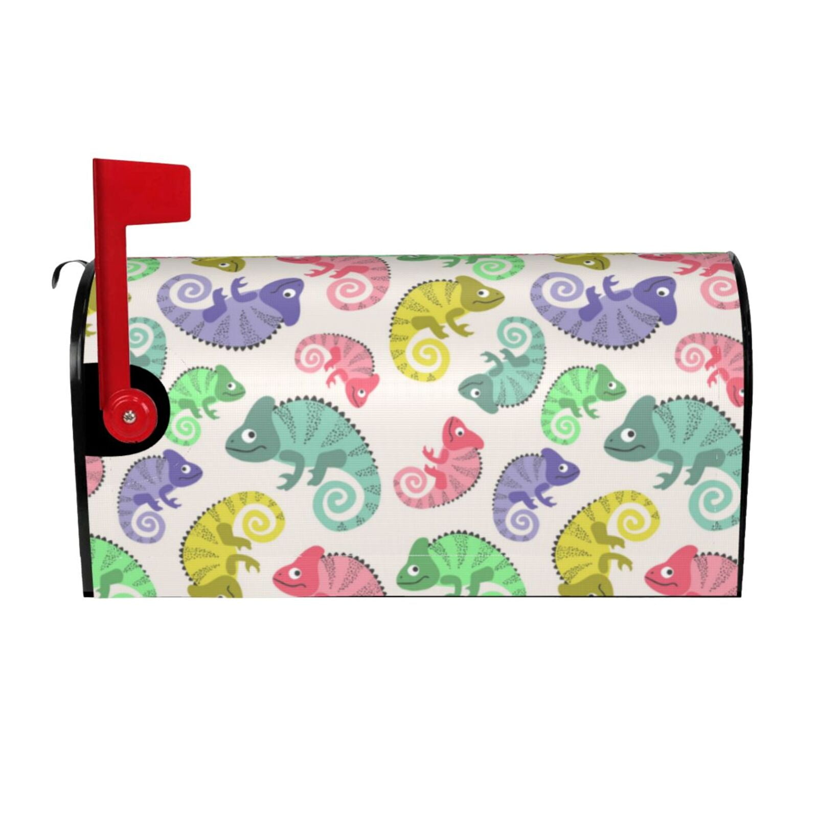 Mailbox Covers Magnetic Standard Size - Cute Chameleons Waterproof ...