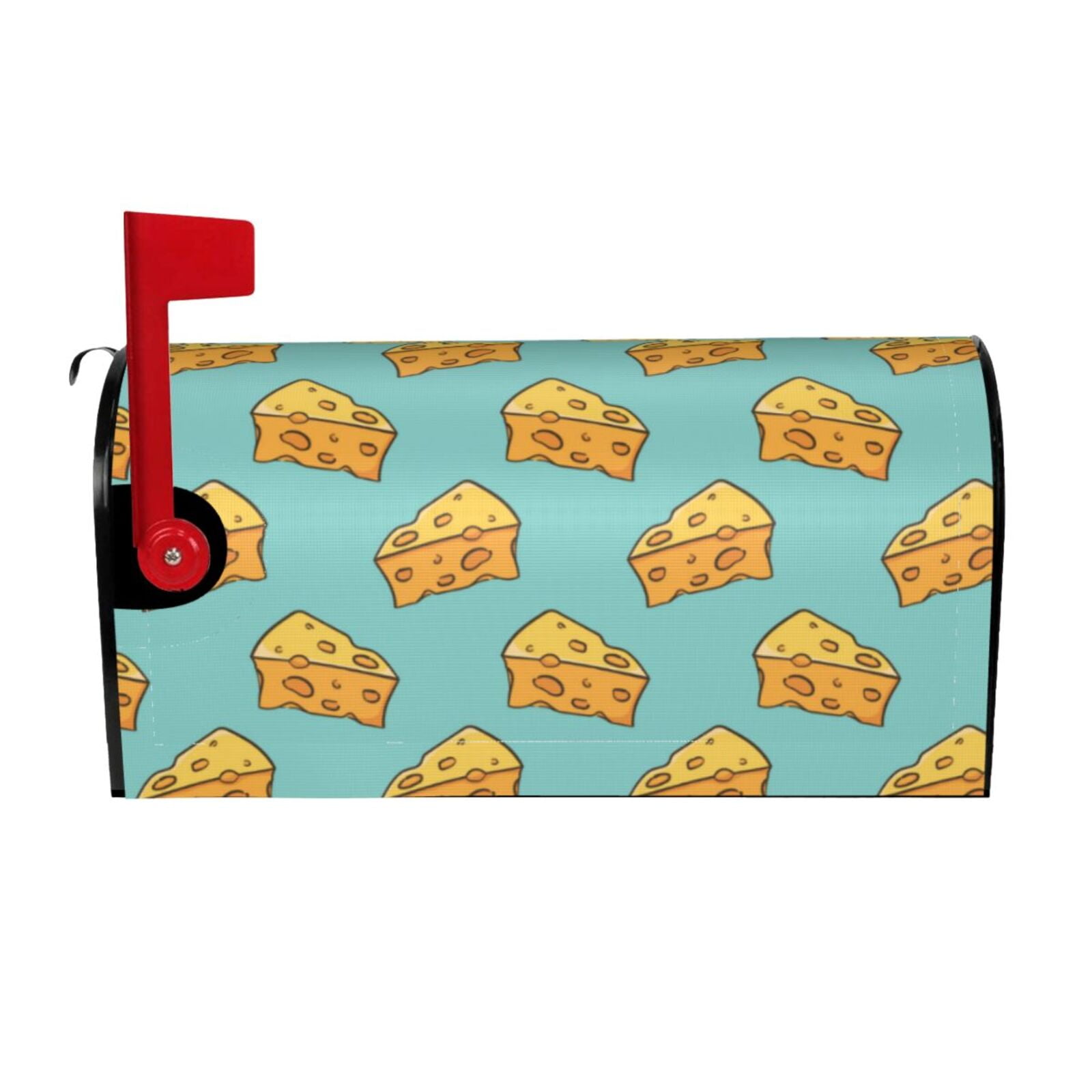 Mailbox Covers Magnetic Standard Size - Cute Cheese Light Blue ...