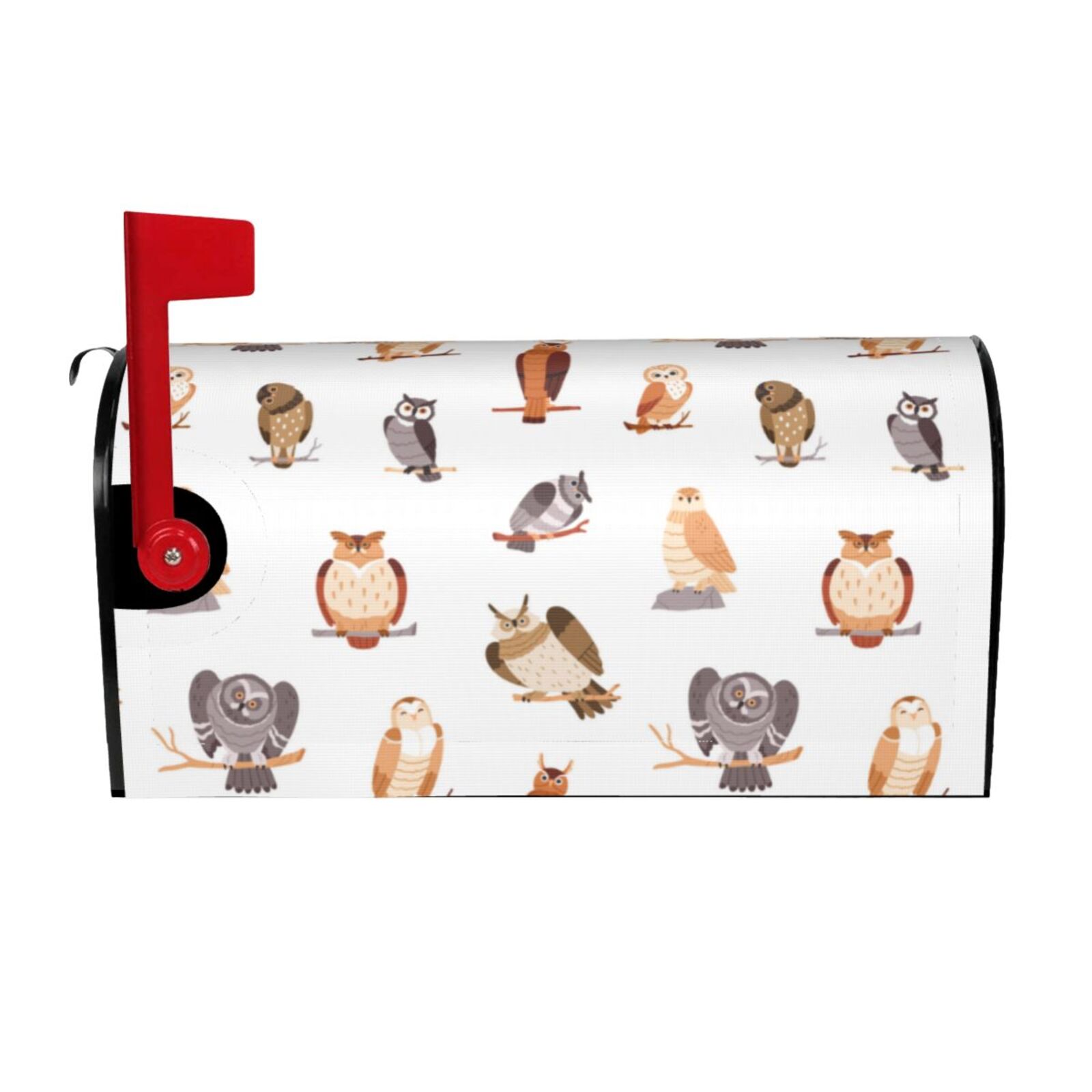 Mailbox Covers Magnetic Standard Size - Cute Crooked Head Owl ...