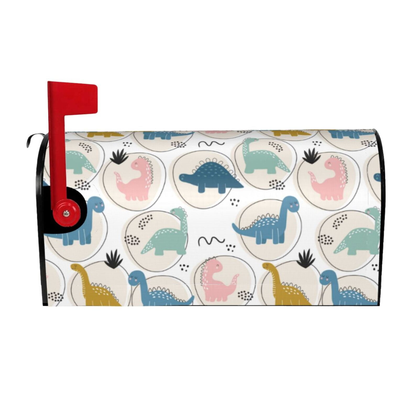 Mailbox Covers Magnetic Standard Size - Cute Dinosaurs (3) Waterproof ...