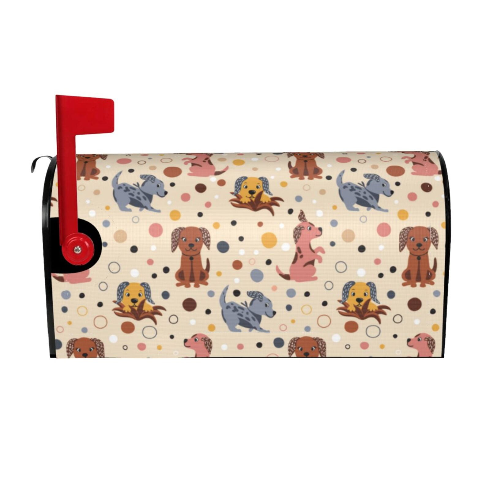 Mailbox Covers Magnetic Standard Size - Cute Dog Dalmatian Waterproof ...