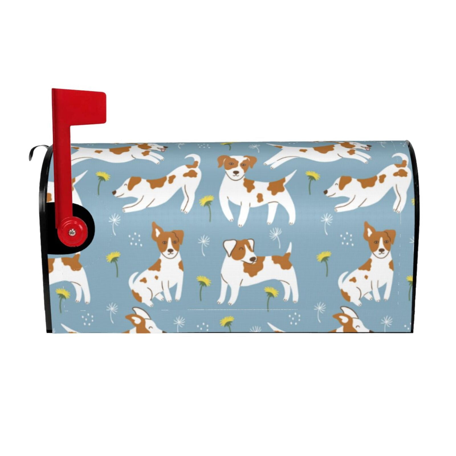 Mailbox Covers Magnetic Standard Size - Cute Dog Puppy Daisy Waterproof ...