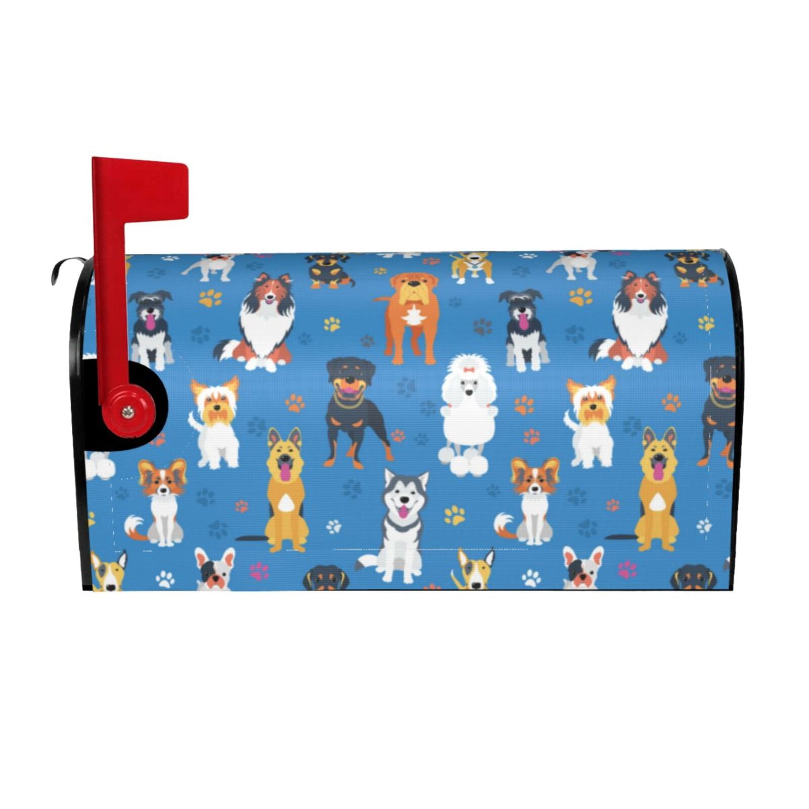 Mailbox Covers Magnetic Standard Size - Cute Dog Puppy colorful ...