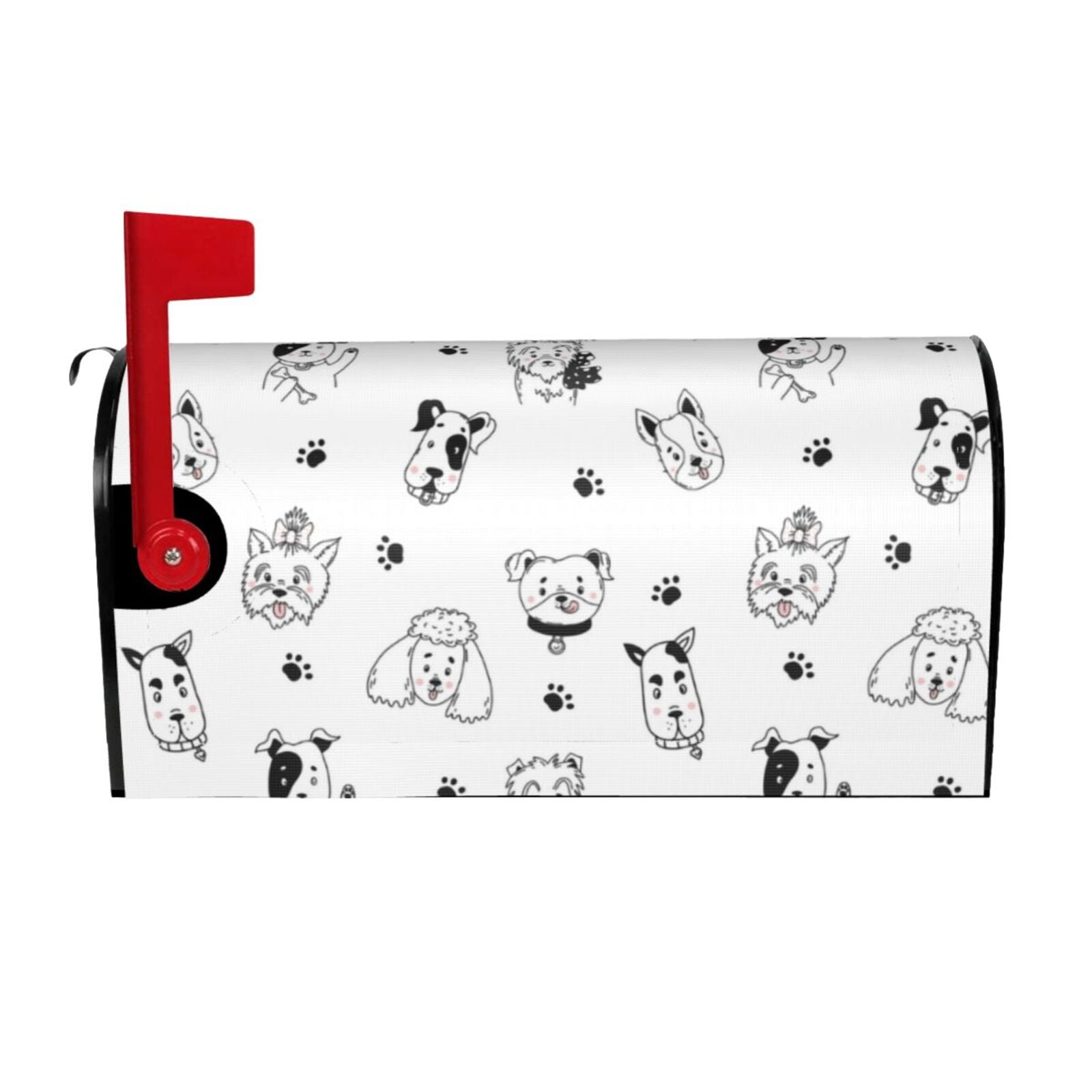 Mailbox Covers Magnetic Standard Size - Cute Dog Puppy happy Waterproof ...