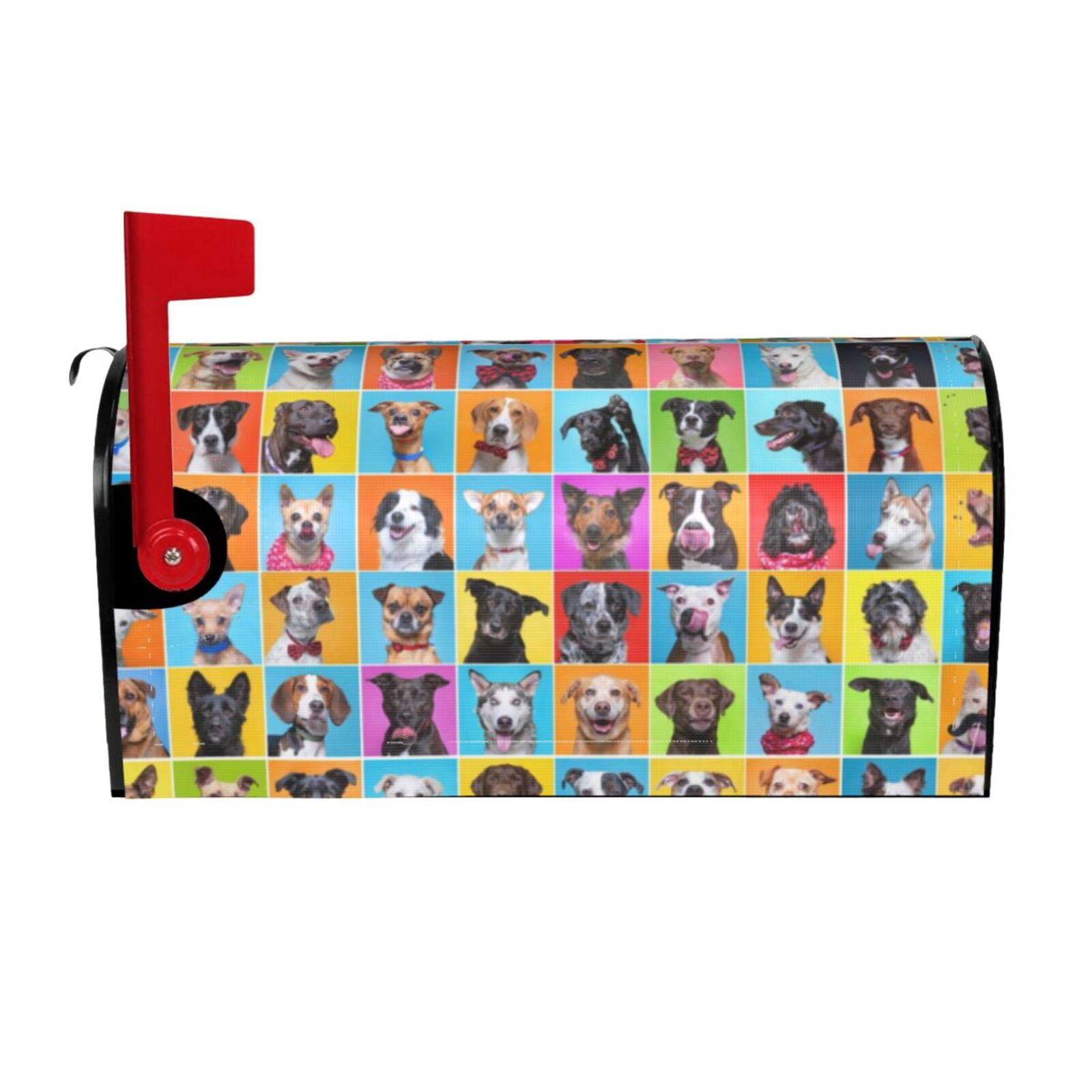 Mailbox Covers Magnetic Standard Size - Cute Dogs Collage Waterproof ...