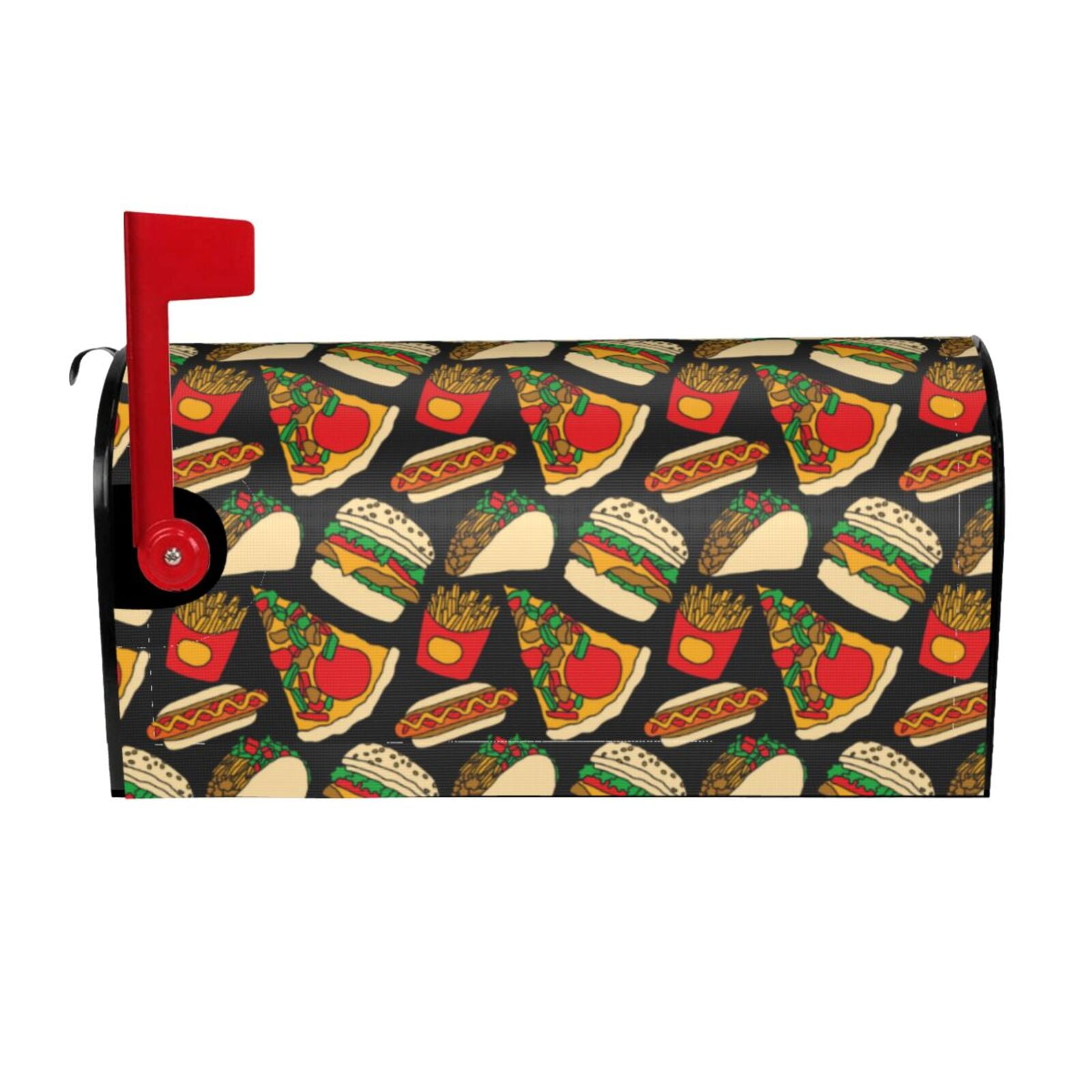 Mailbox Covers Magnetic Standard Size - Cute Food French Fries Burger ...