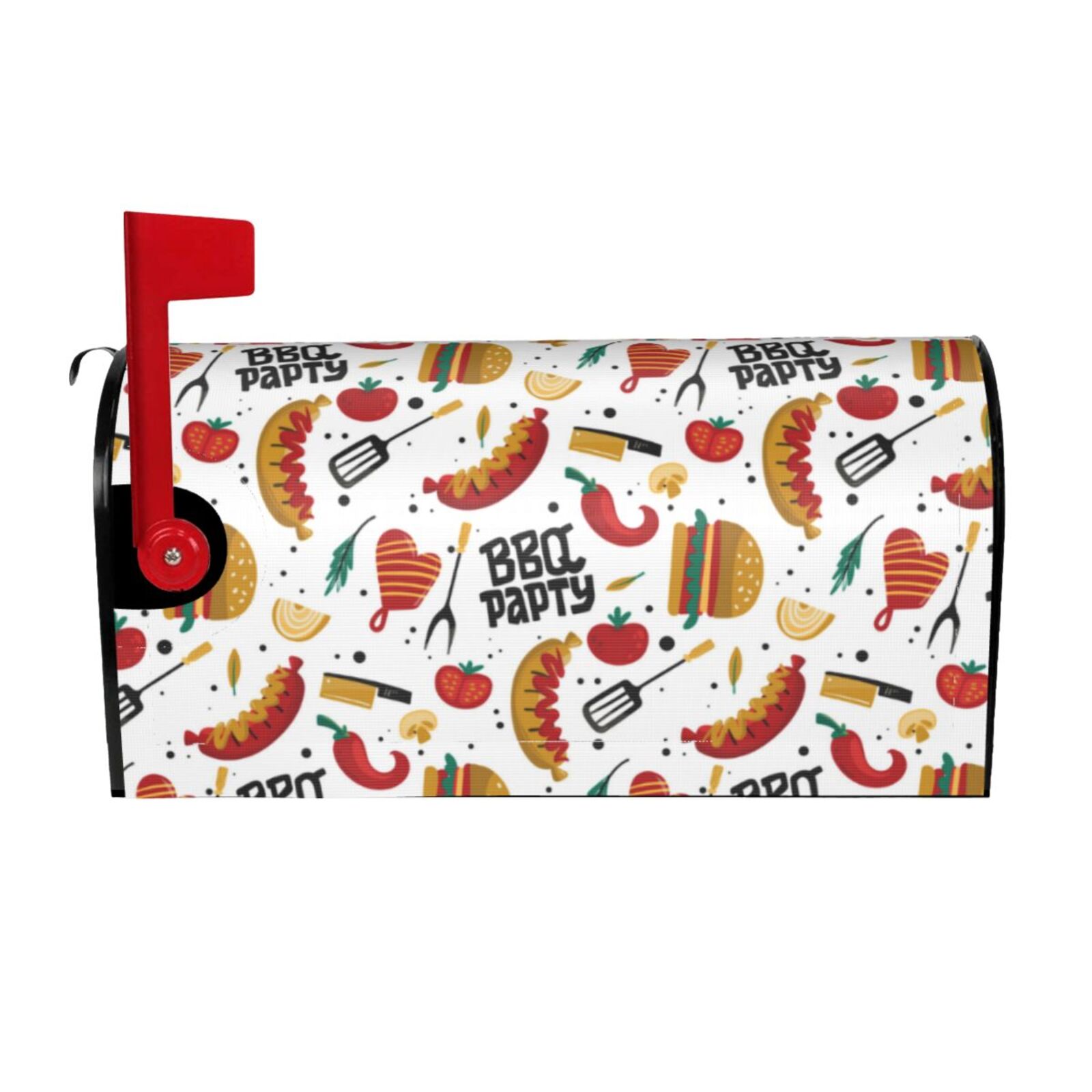 Mailbox Covers Magnetic Standard Size - Cute Food Mushroom Chili ...
