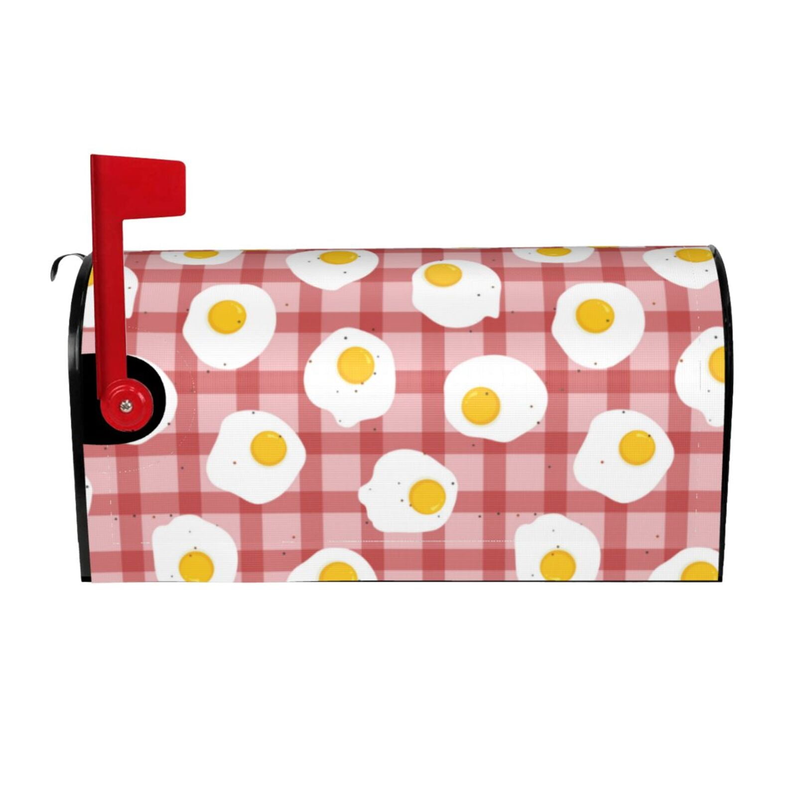 Mailbox Covers Magnetic Standard Size - Cute Fried Egg Pink Squre ...