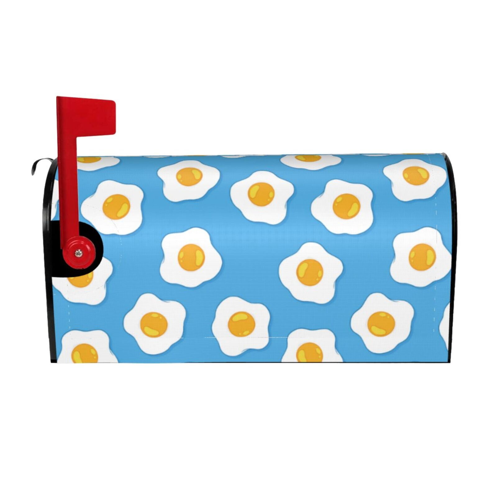 Mailbox Covers Magnetic Standard Size - Cute Fried Egg Turquoise ...