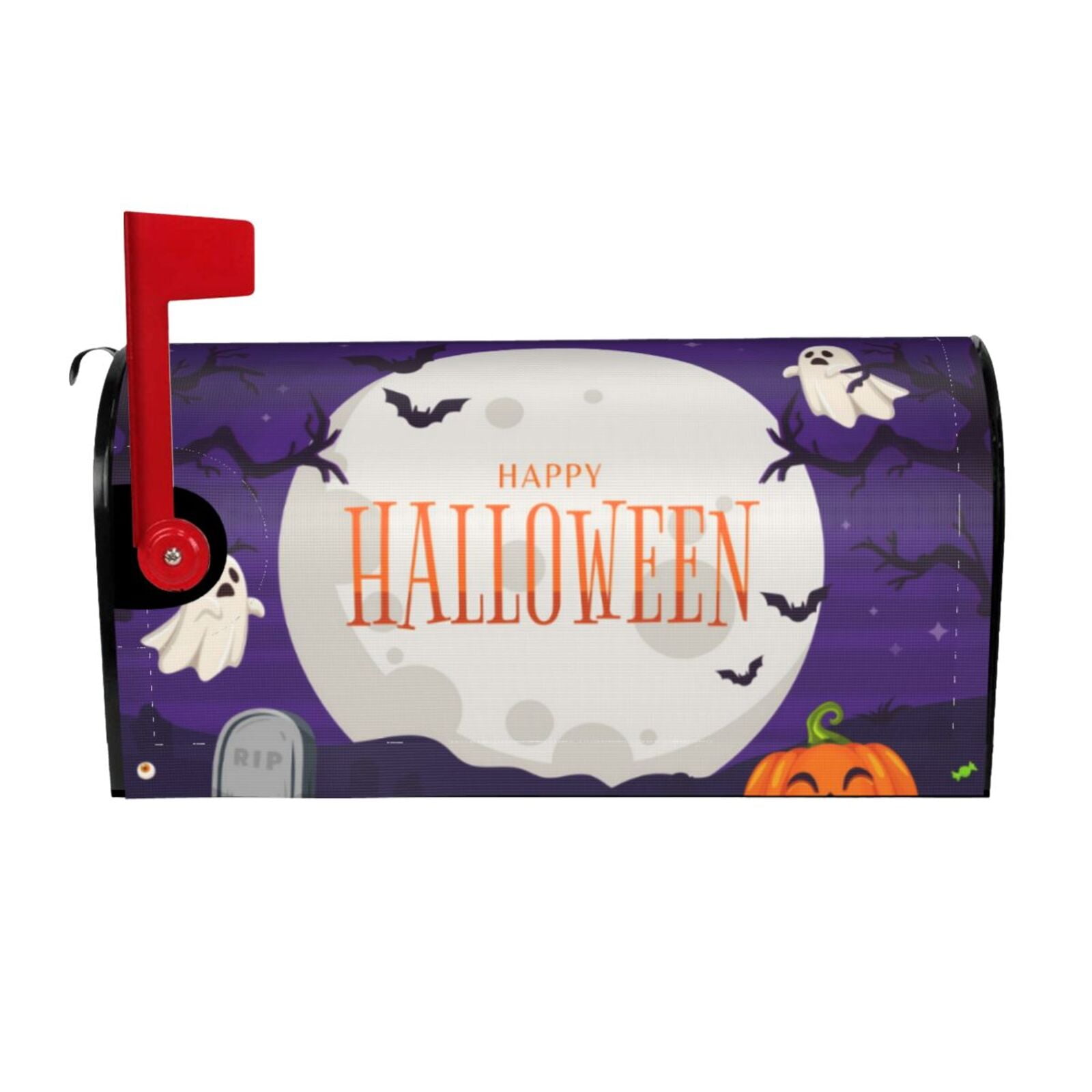 Mailbox Covers Magnetic Standard Size - Cute Halloween Ghost Waterproof ...