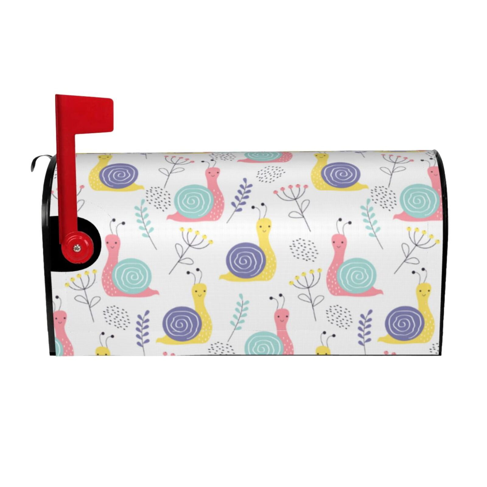 Mailbox Covers Magnetic Standard Size - Cute Hand Painted Snail ...