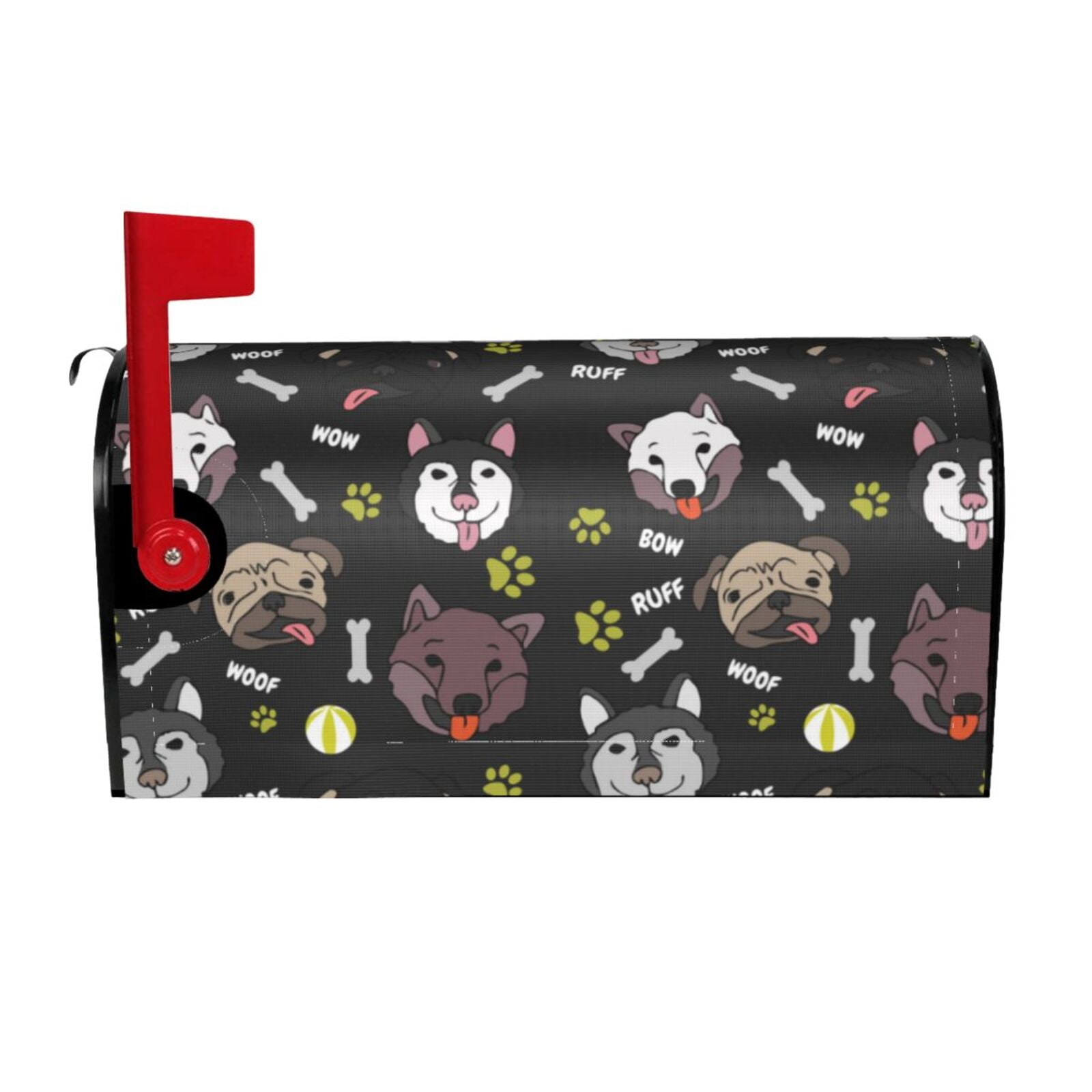 Mailbox Covers Magnetic Standard Size - Cute Husky French Bulldog Funny ...