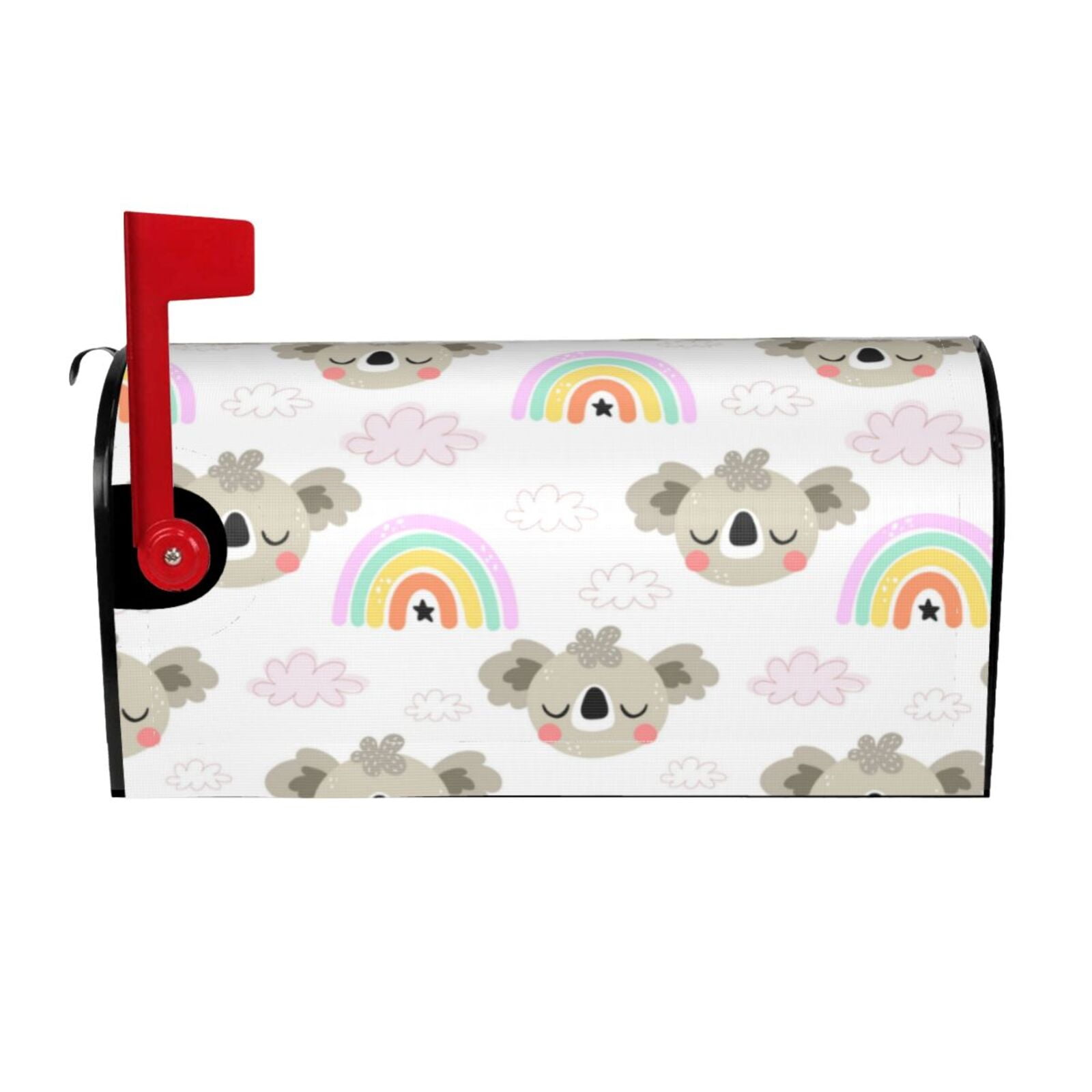 Mailbox Covers Magnetic Standard Size - Cute Koala Rainbow Waterproof ...