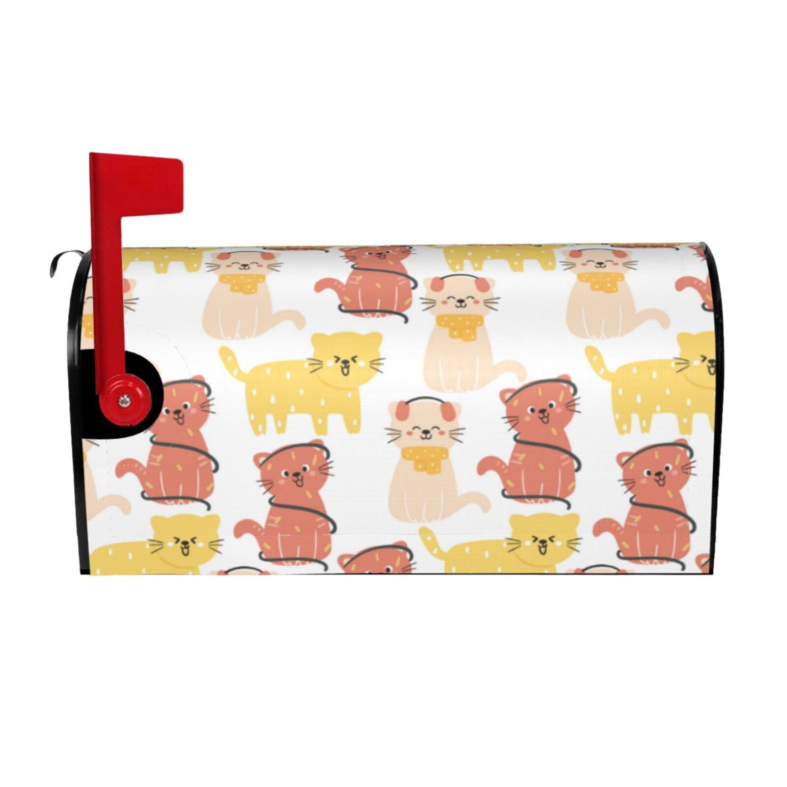 Mailbox Covers Magnetic Standard Size - Cute Painted Cartoon Cat ...