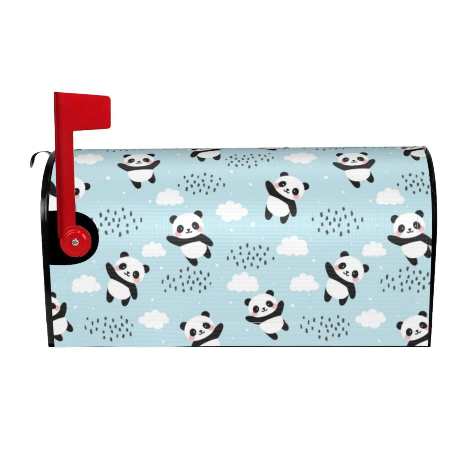 Mailbox Covers Magnetic Standard Size - Cute Panda Bear Waterproof ...