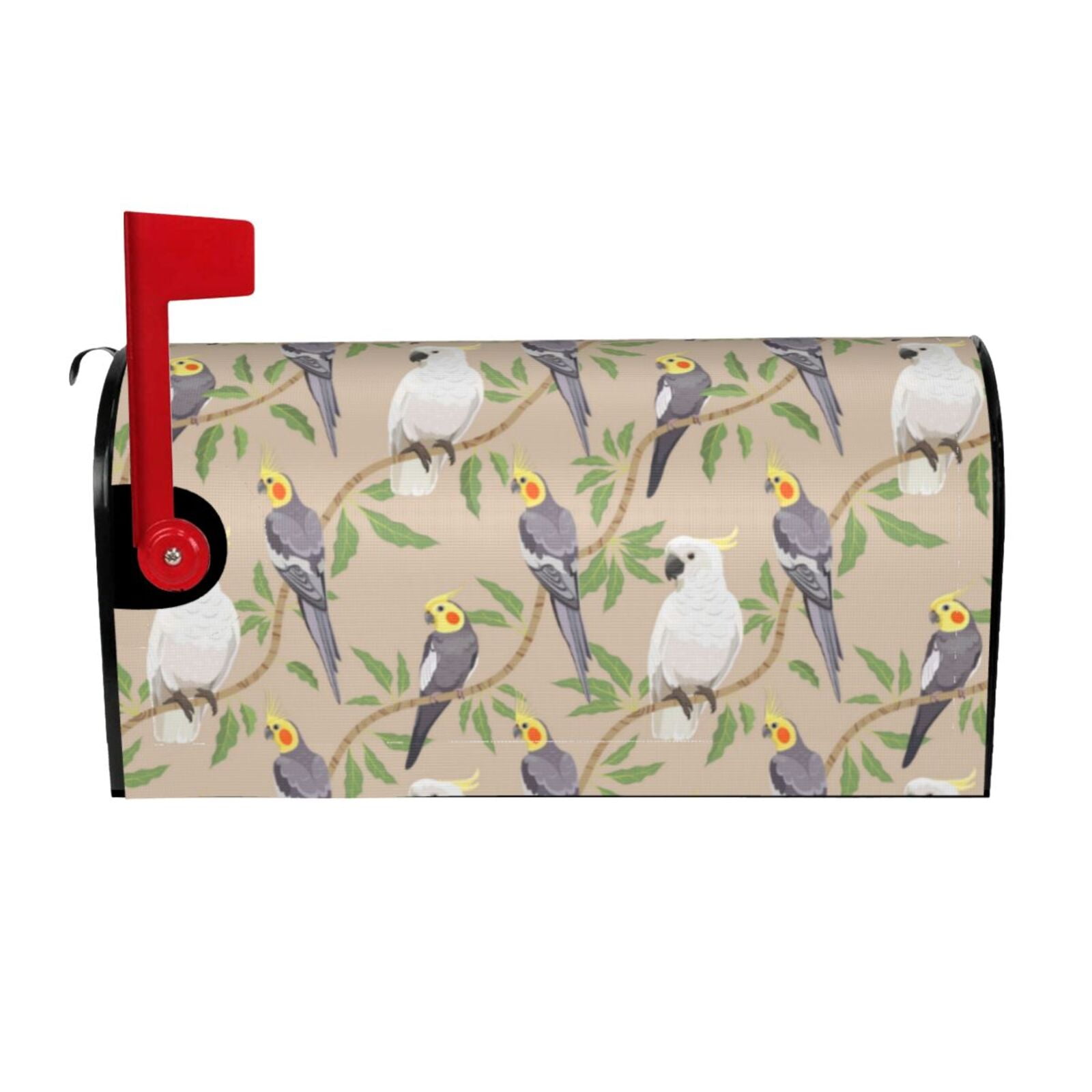 Mailbox Covers Magnetic Standard Size - Cute Parrot On Branch ...