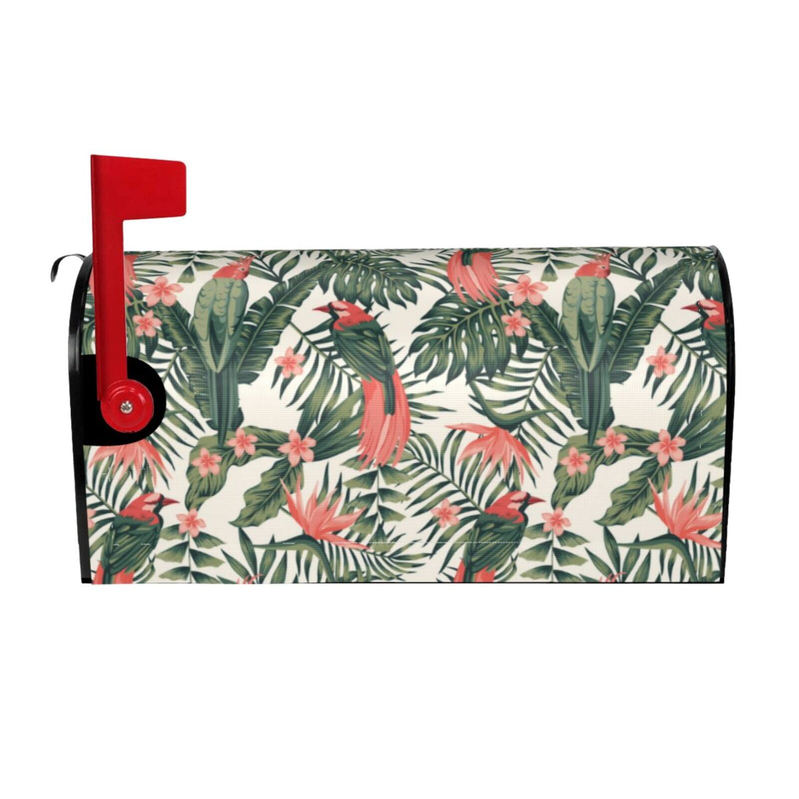 Mailbox Covers Magnetic Standard Size - Cute Parrot Palm Leaf Turtle ...