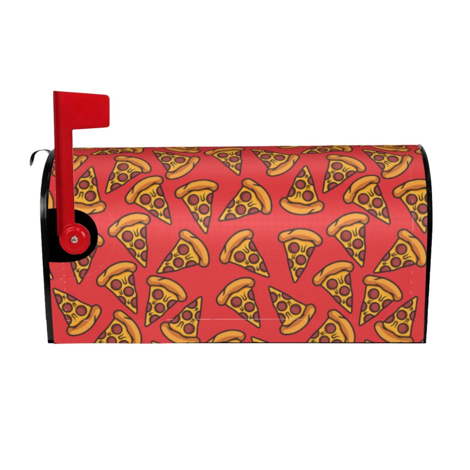 Mailbox Covers Magnetic Standard Size - Cute Pizza Red Waterproof ...