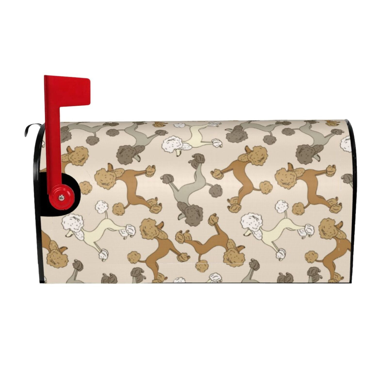Mailbox Covers Magnetic Standard Size - Cute Poodle Dog Waterproof ...