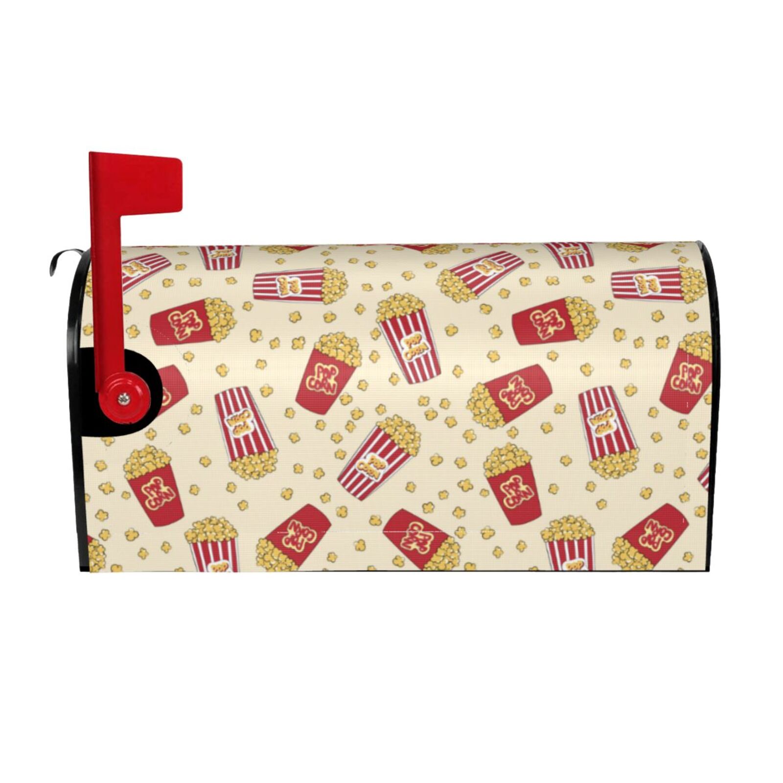 Mailbox Covers Magnetic Standard Size - Cute Popcorn Red Waterproof ...