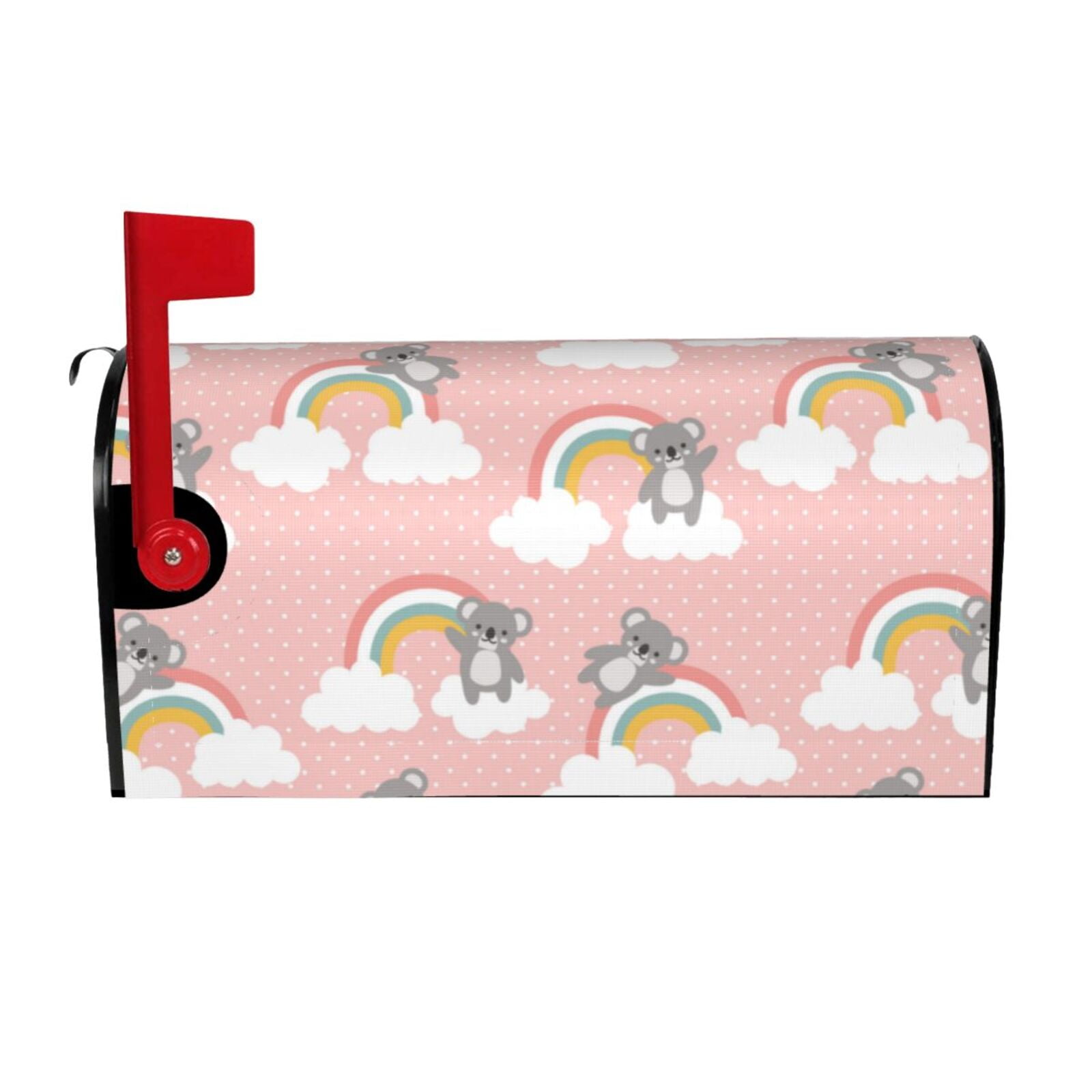 Mailbox Covers Magnetic Standard Size - Cute Rainbow Koala Waterproof ...