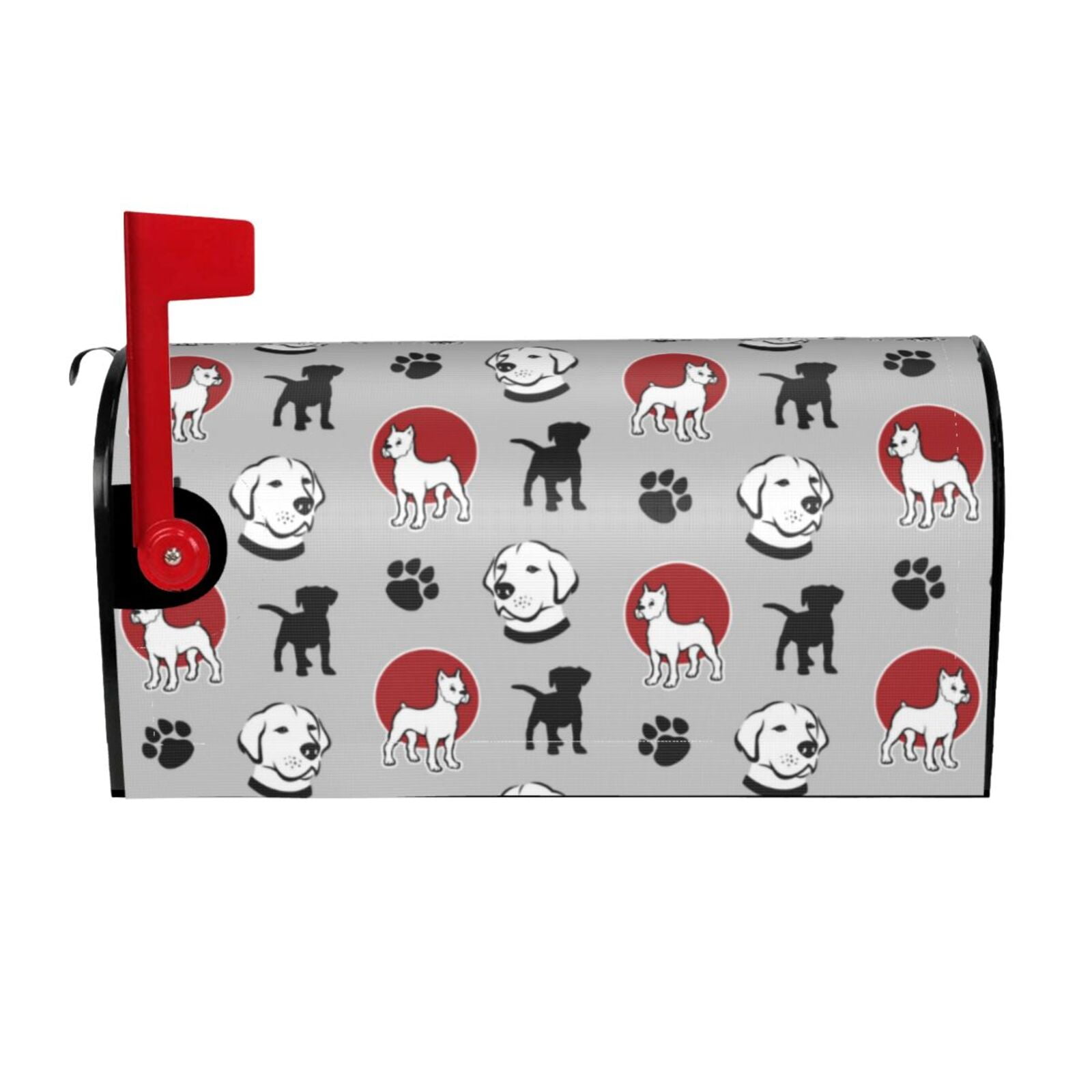 Mailbox Covers Magnetic Standard Size - Cute Silhouette Dog Waterproof ...